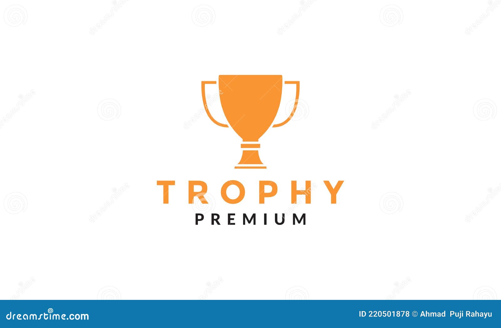 Colorful Trophy Logo Symbol Icon Vector Graphic Design Illustration ...