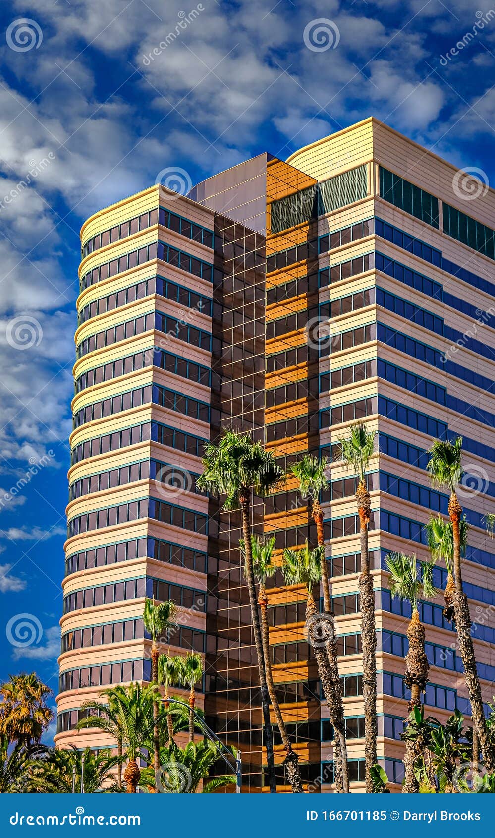 Colorful Tropical Condo Tower Stock Image - Image of accommodation ...