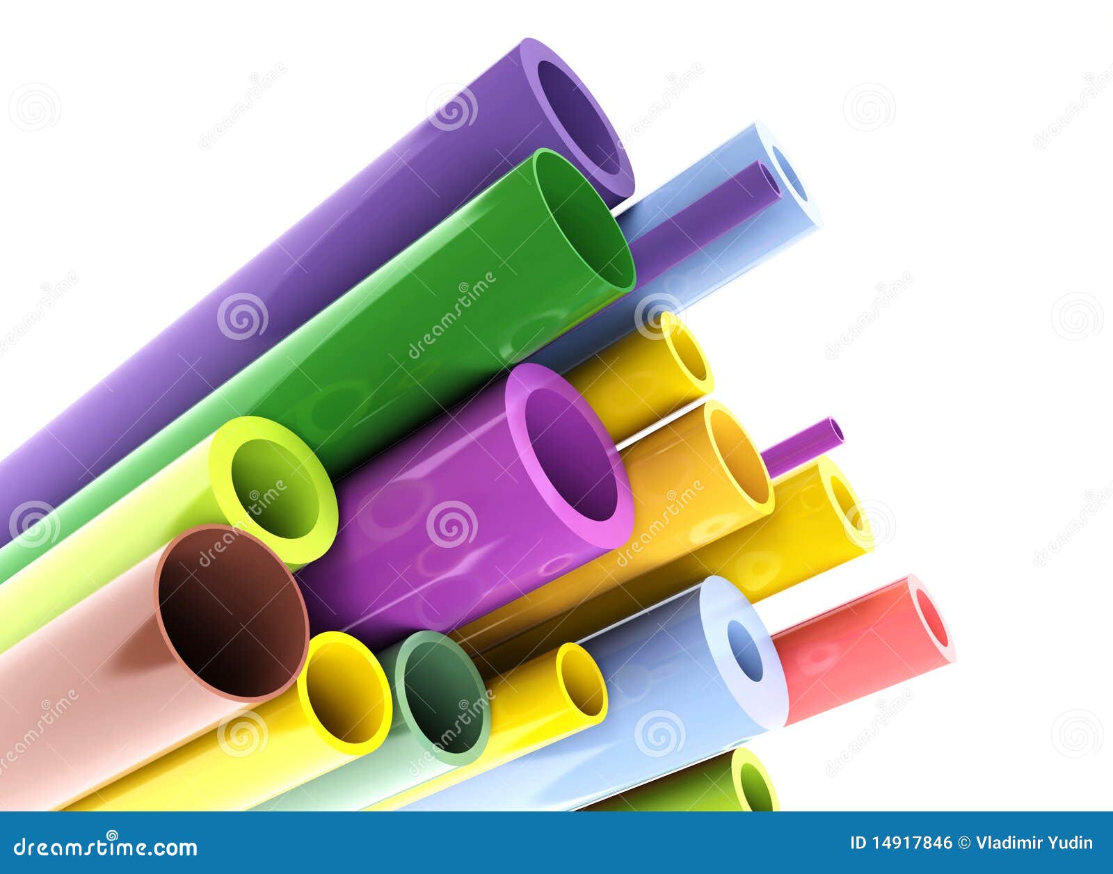 Colorful tubes stock illustration. Illustration of lines - 14917846