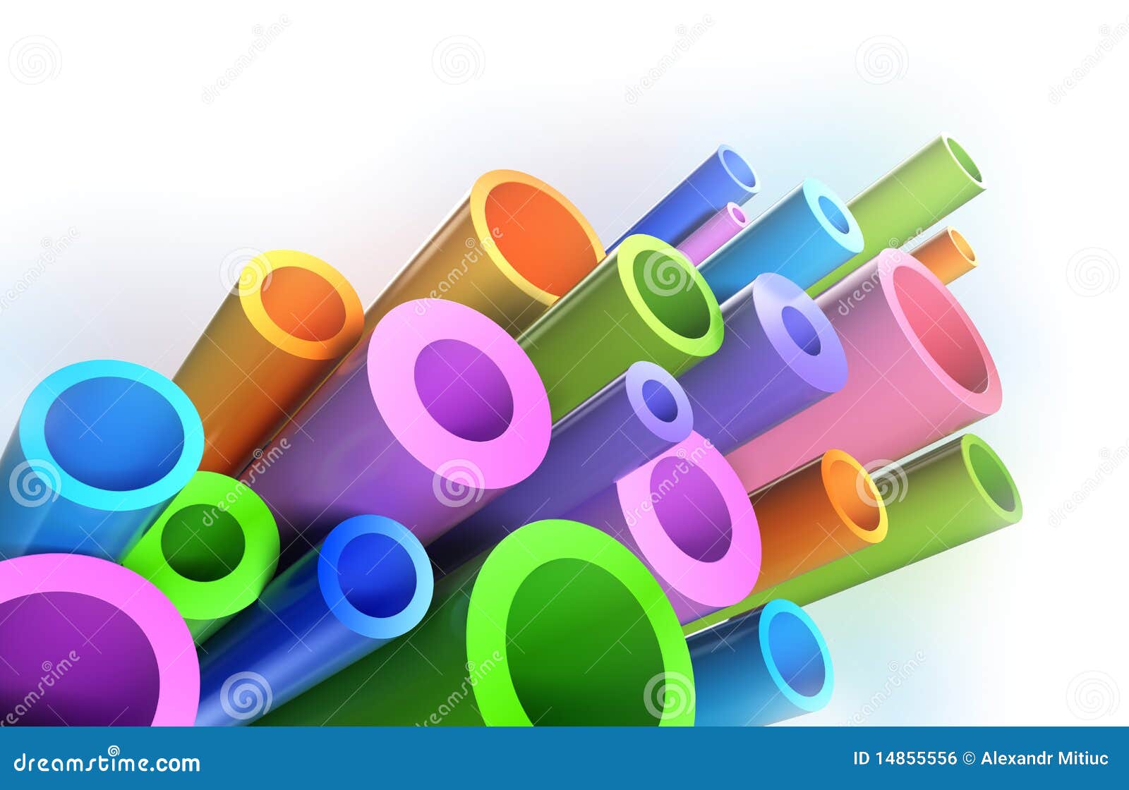 Colorful Tubes . Background Pattern Stock Illustration - Illustration ...