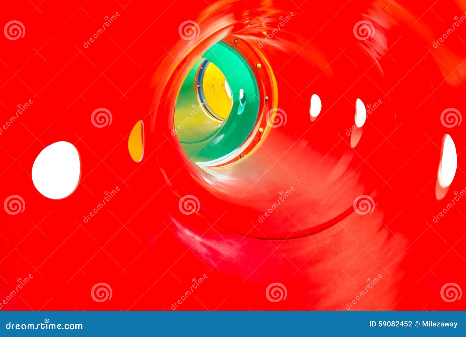Colorful tunnel for kids stock photo. Image of funny - 59082452
