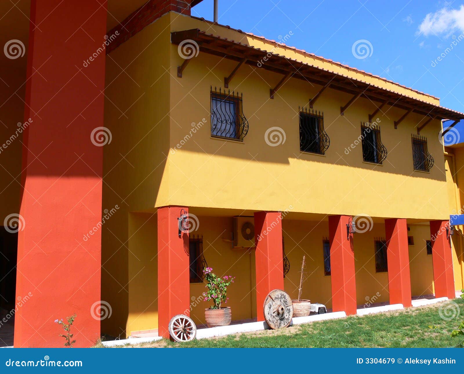 Colorful Turkish house stock image. Image of shade, bright - 3304679
