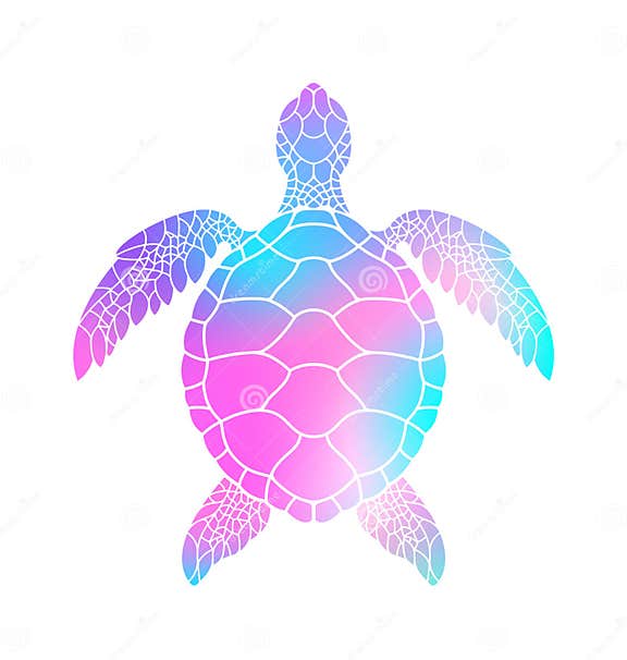 Colorful Turtle. Vector Illustration Stock Vector - Illustration of ...