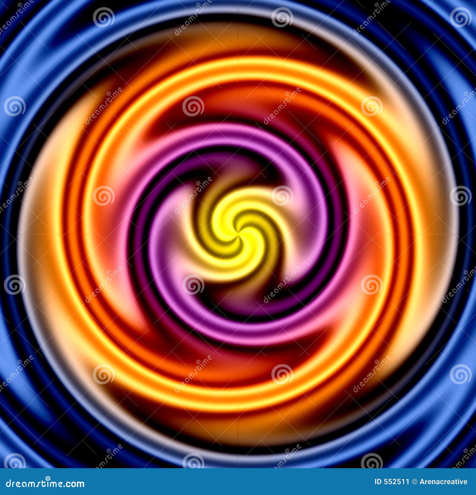 Colorful Twirl stock illustration. Illustration of wavy - 552511