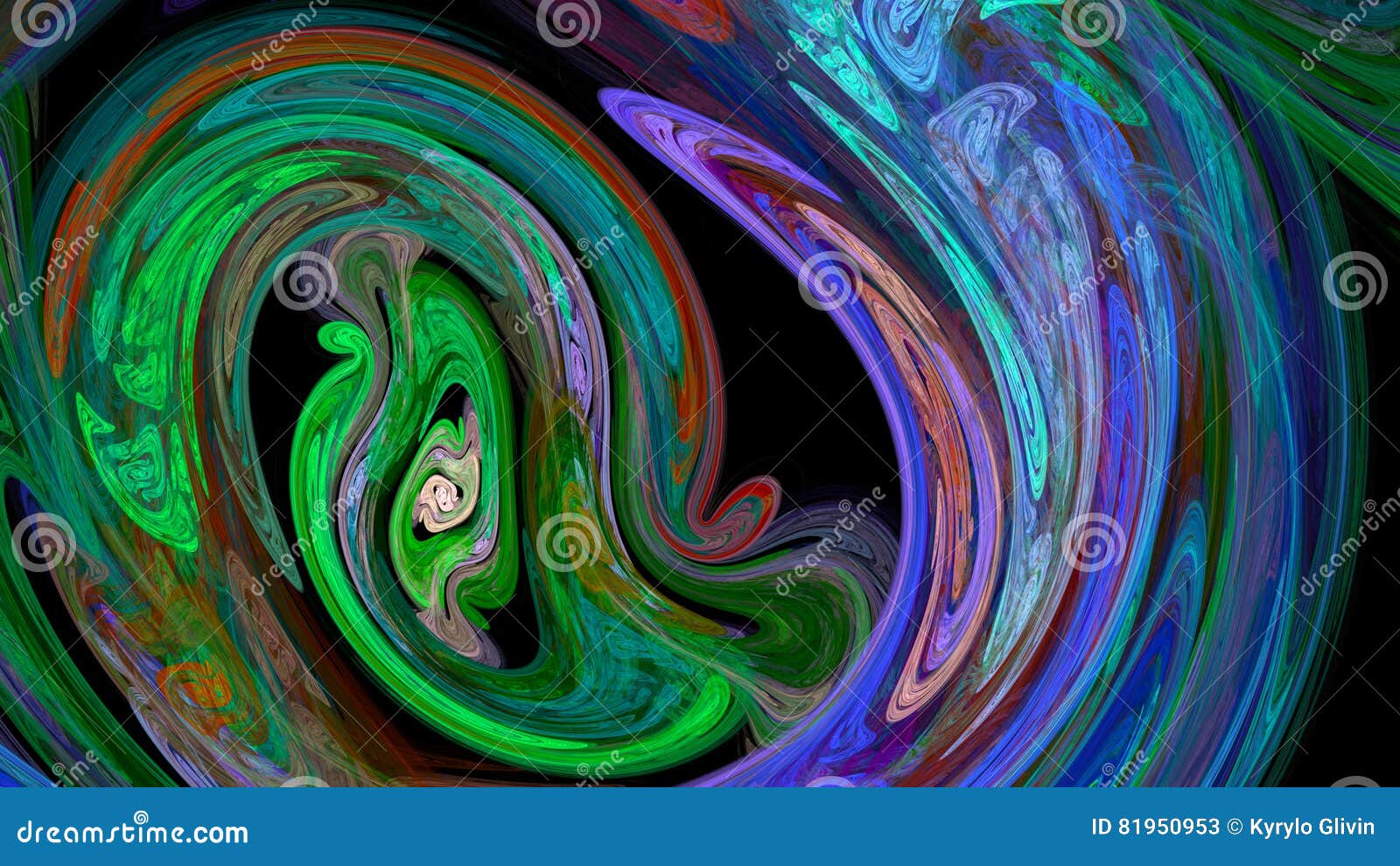 Colorful Twirl Abstract Background Stock Image - Image of live, chaos ...