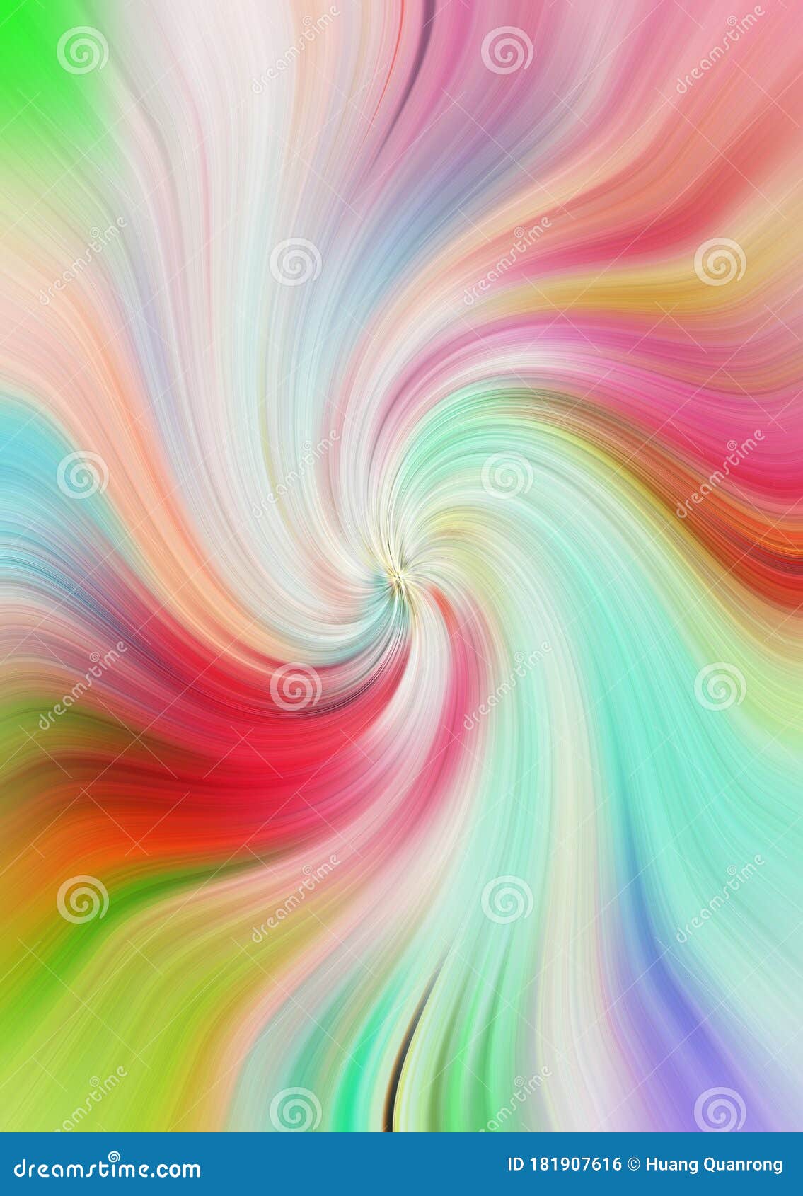 Colorful Twisted Brushed Abstract Pattern Background Stock Illustration ...