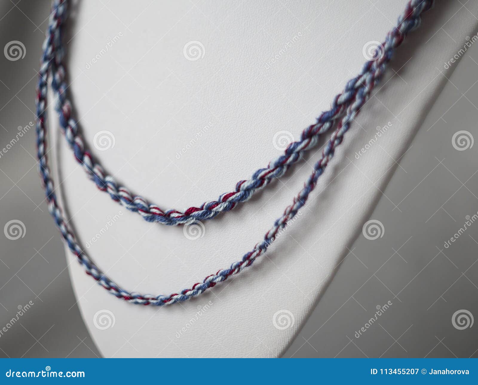 Colorful Twisted Cords Jewelry Stock Image - Image of cordage, twisted ...