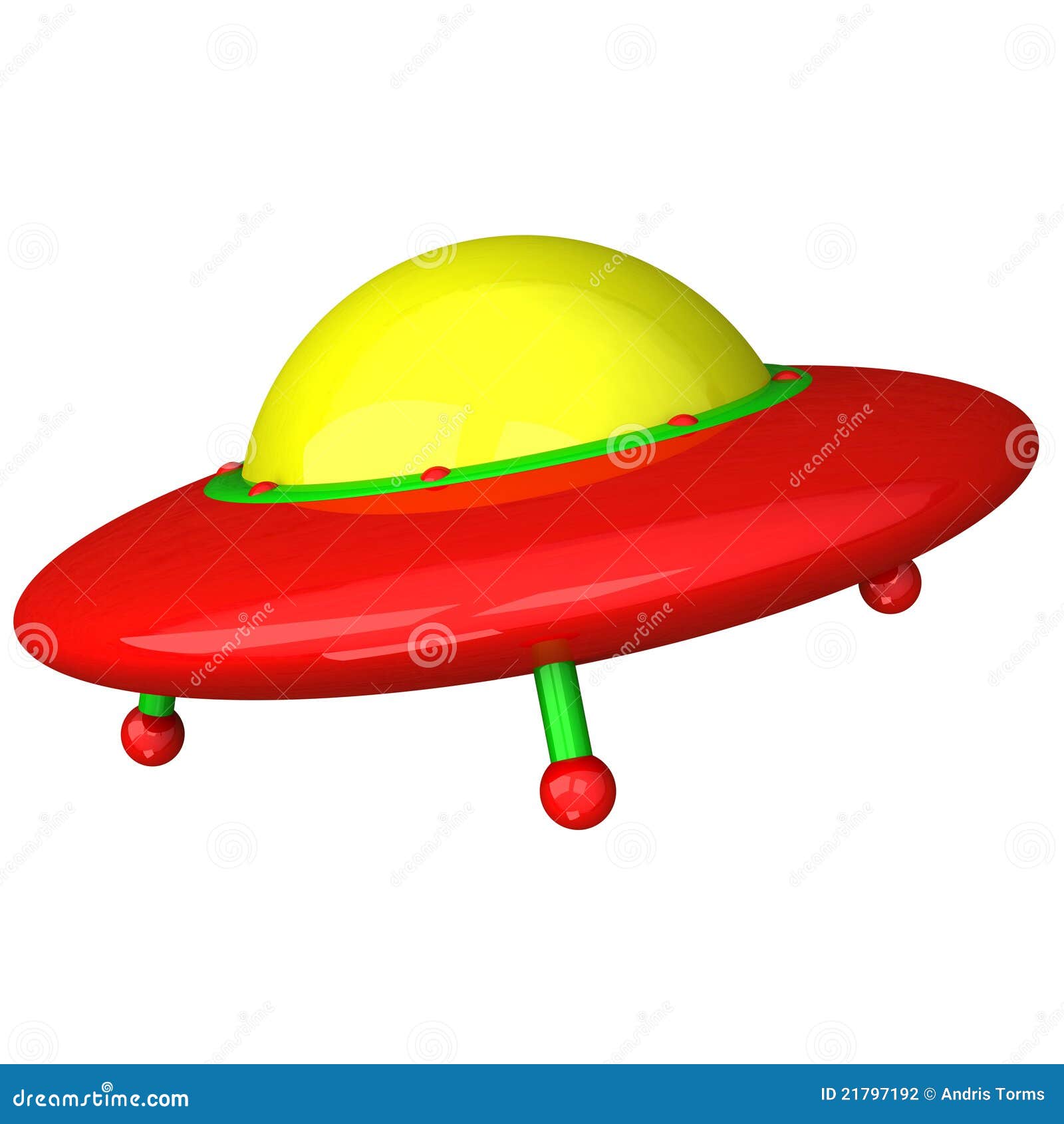Colorful ufo icon 3d stock illustration. Illustration of conspiracy ...