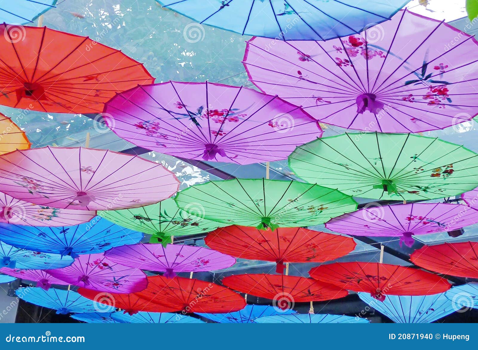 Colorful umbrella stock photo. Image of colorful, color - 20871940