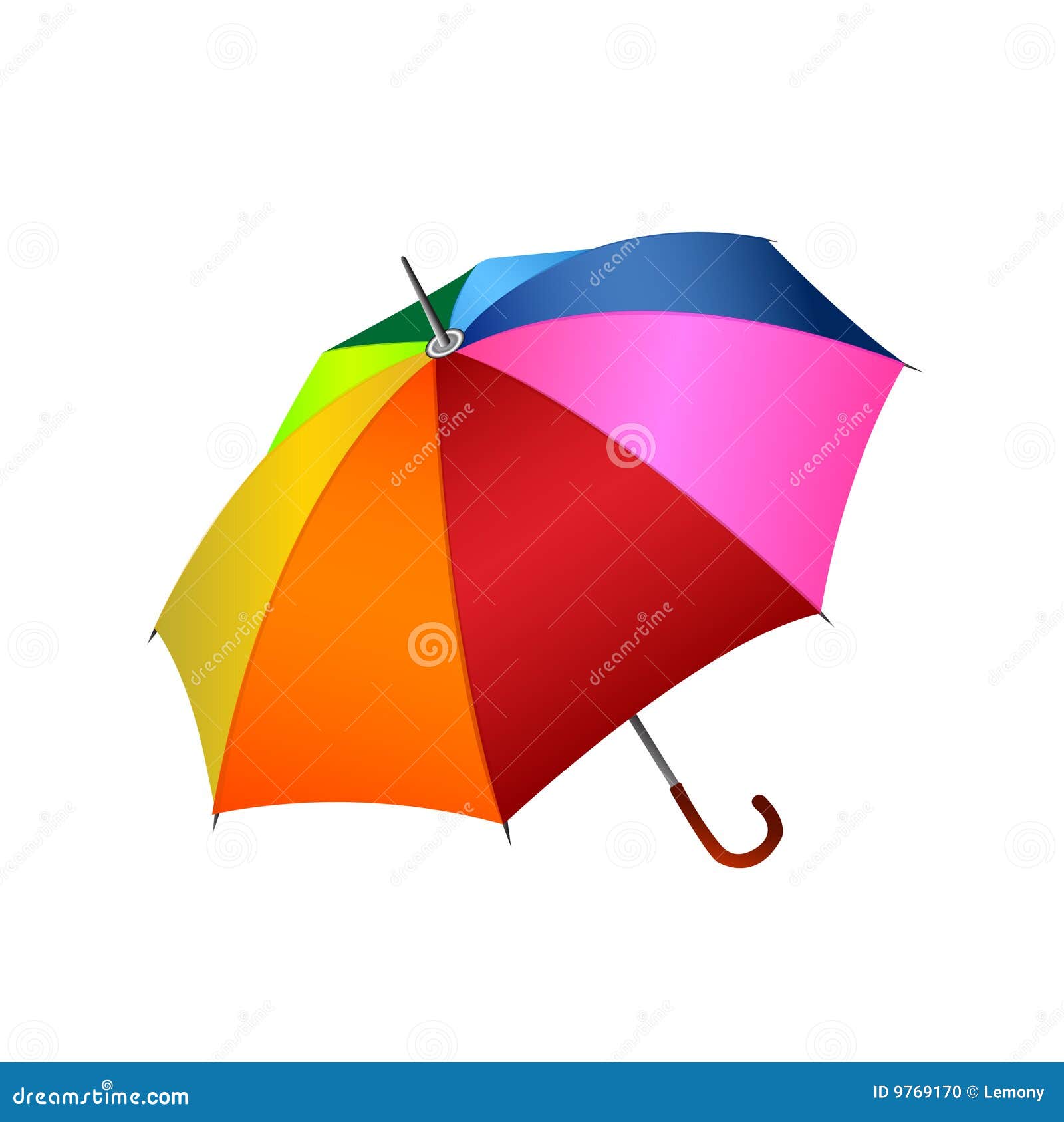 Colorful Umbrella Border Frame Royalty-Free Stock Image | CartoonDealer ...