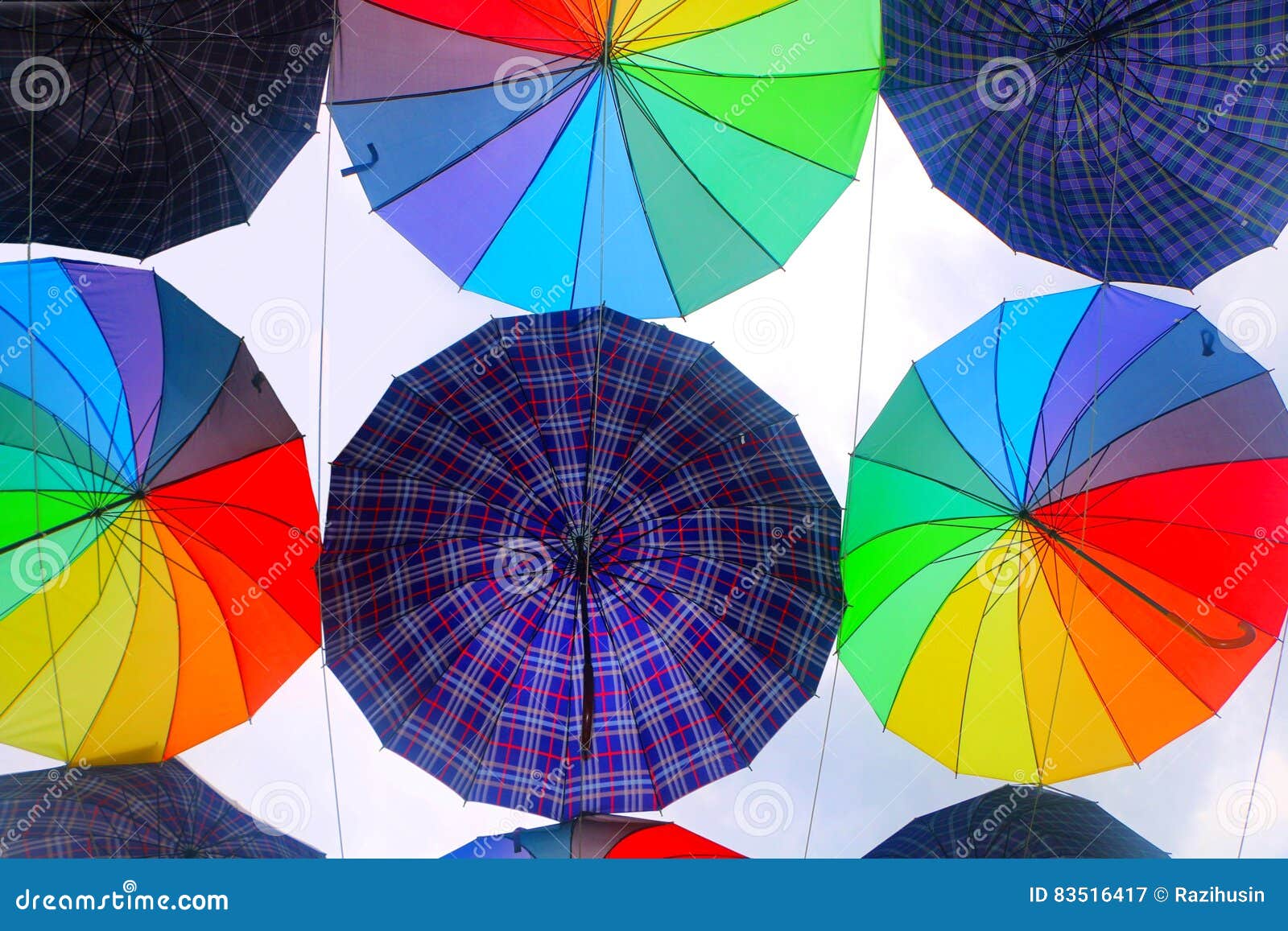 Colorful Umbrella Design Pattern Stock Image - Image of oriental ...