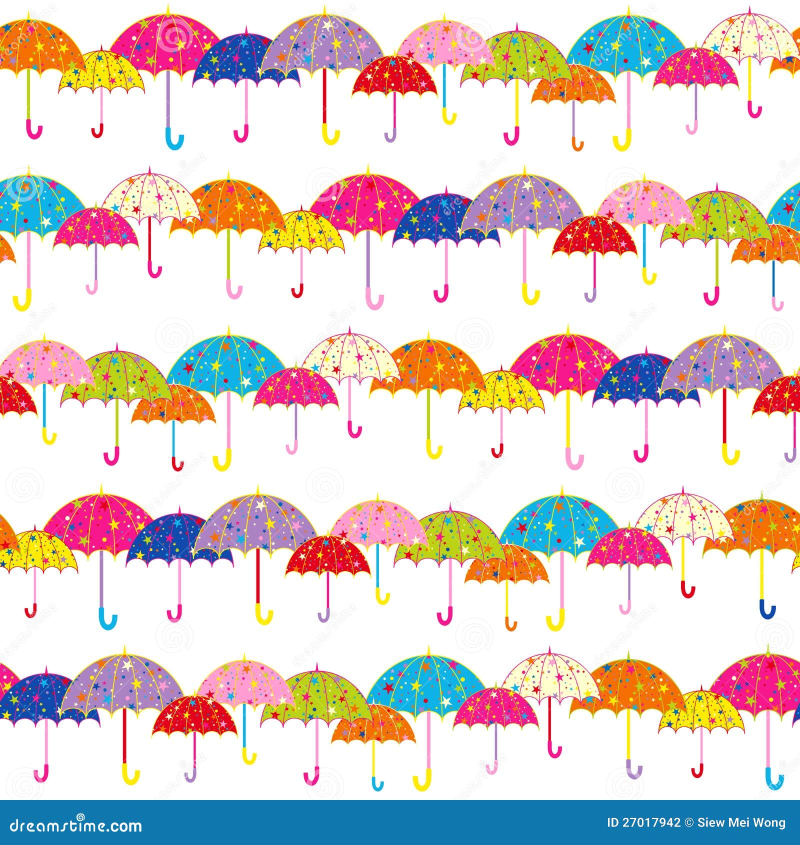 Colorful Umbrella Border Frame Royalty-Free Stock Image | CartoonDealer ...