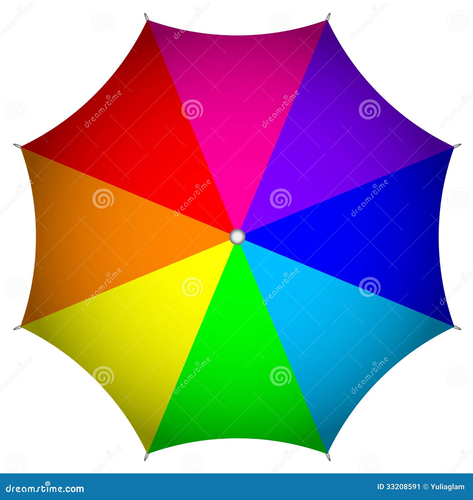 Colorful umbrella stock vector. Illustration of winter - 33208591