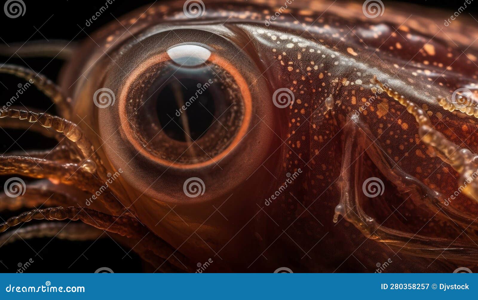 Colorful Underwater Beauty Close Up of a Multi Colored Octopus Tentacle ...