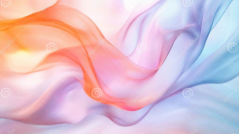 Colorful Undulating Abstract Waves. Generative AI. Stock Illustration - Illustration of artistic ...