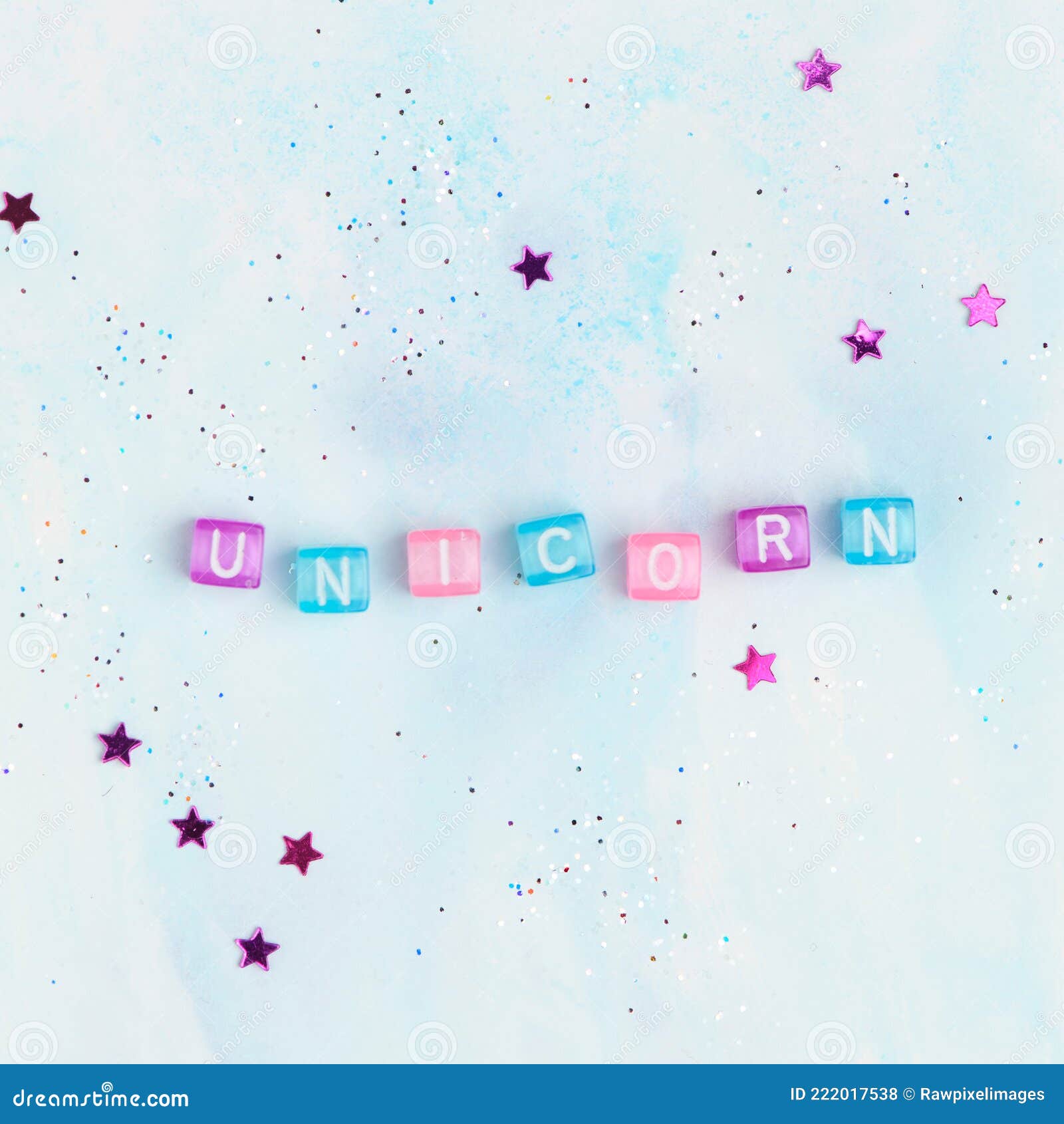 Colorful UNICORN Beads Text Typography Stock Photo - Image of font ...