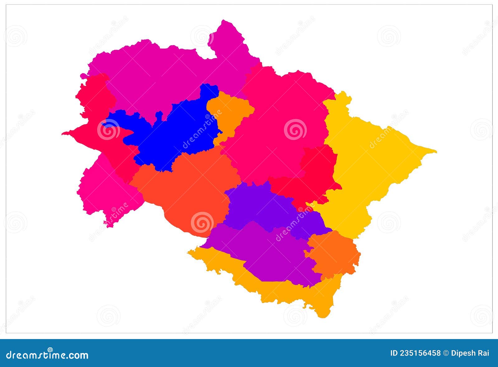 Uttarakhand District Map