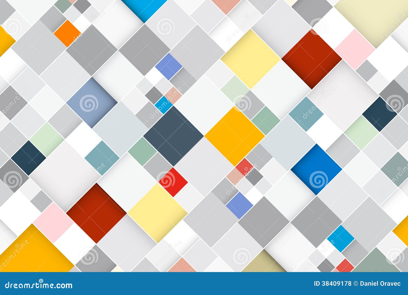 Colorful Vector Abstract Square Retro Background Stock Vector ...
