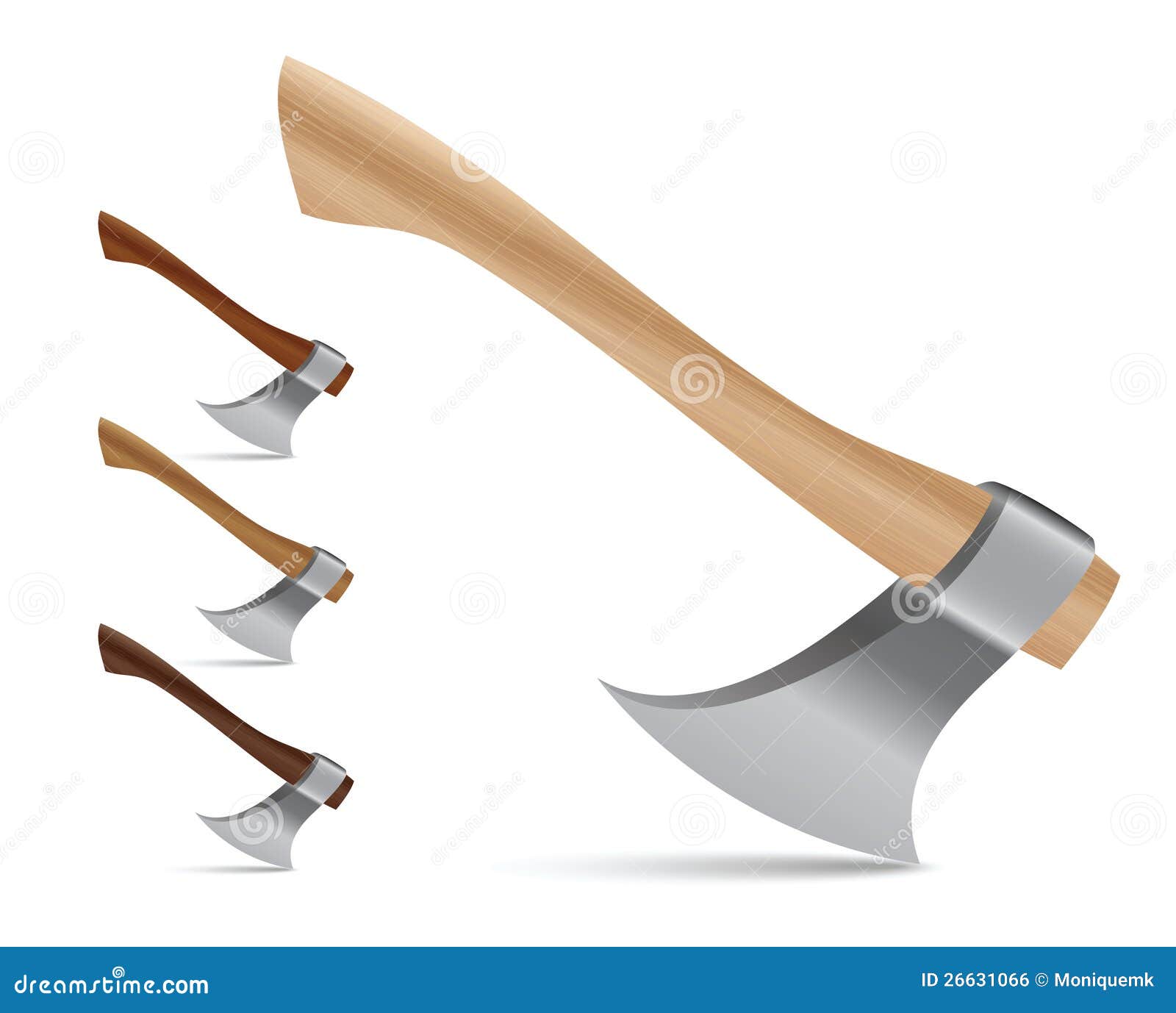 Colorful Vector Ax or Axe Set Stock Vector - Illustration of ...
