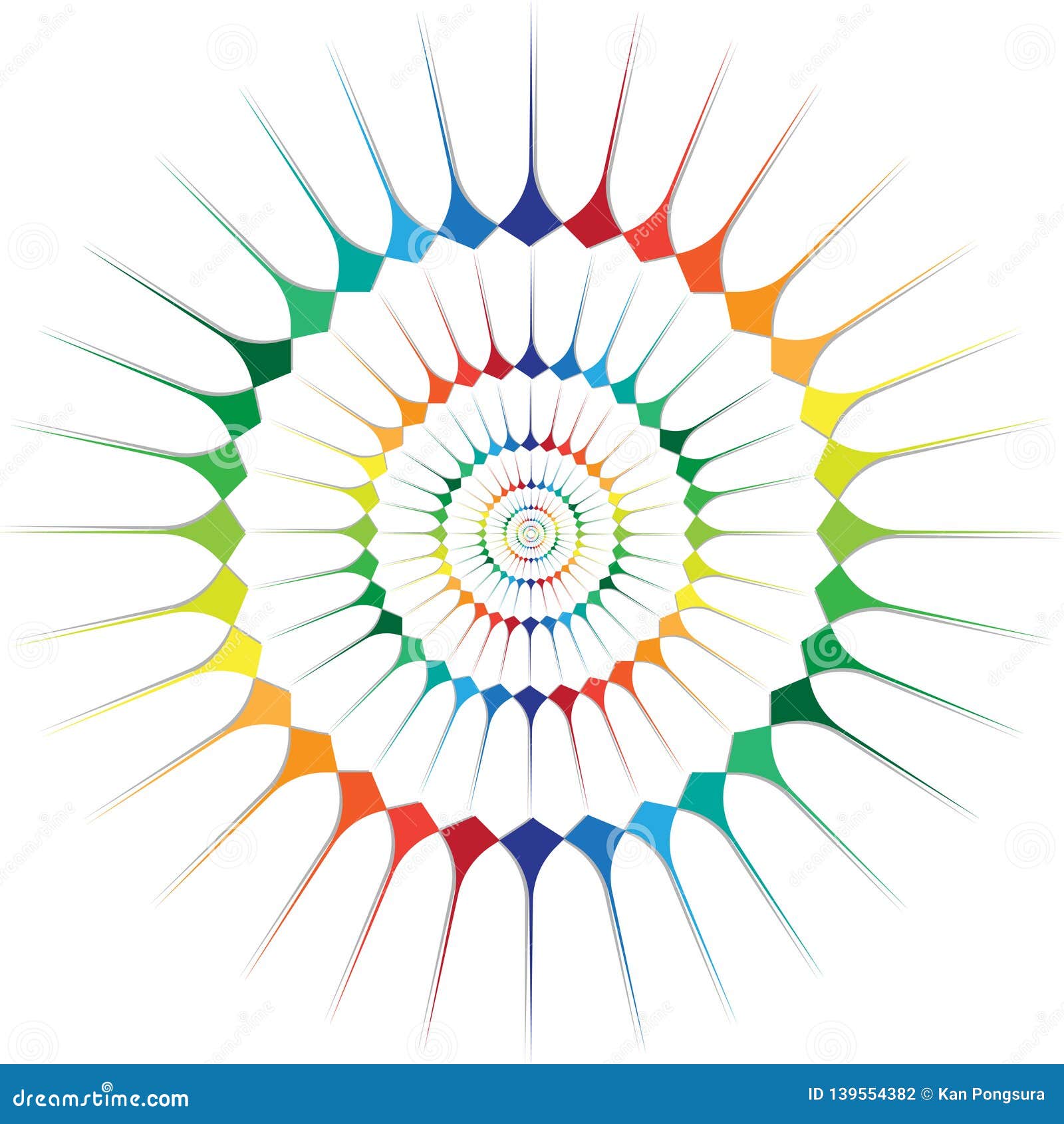 Colorful Vector Background Circle Design Stock Vector - Illustration of ...