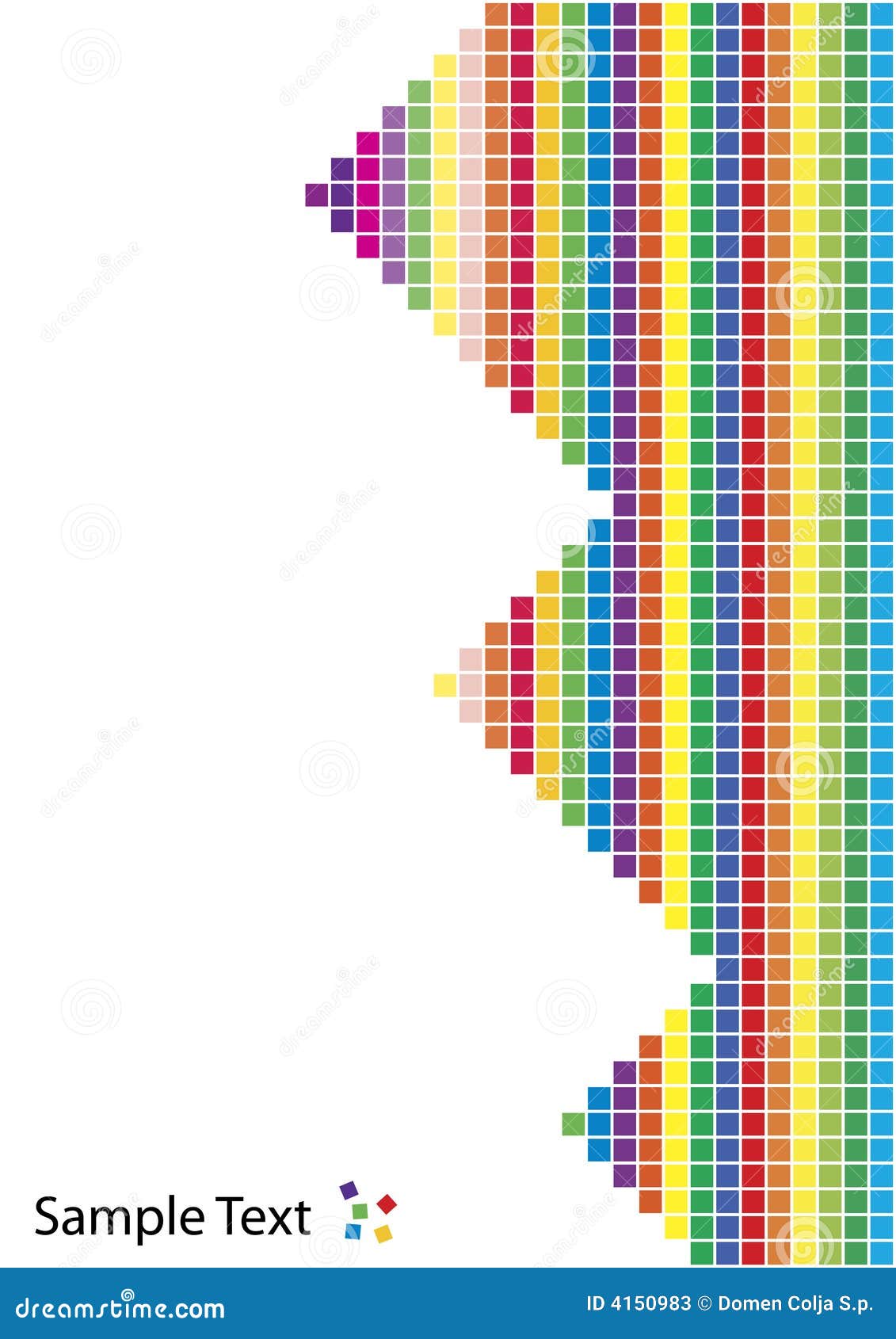 Colorful Vector Background in Pixel-graphic Style Stock Vector ...