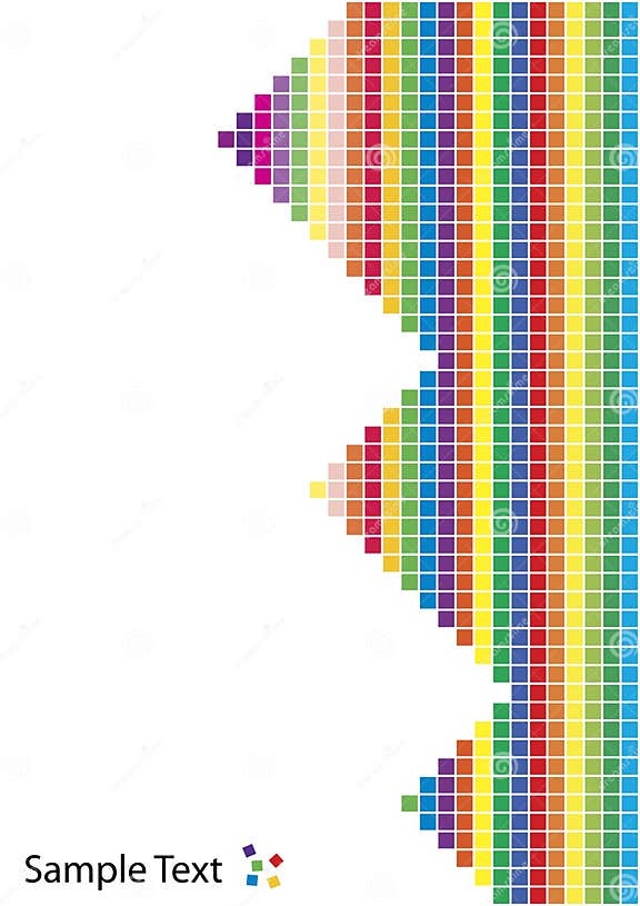 Colorful Vector Background in Pixel-graphic Style Stock Vector ...