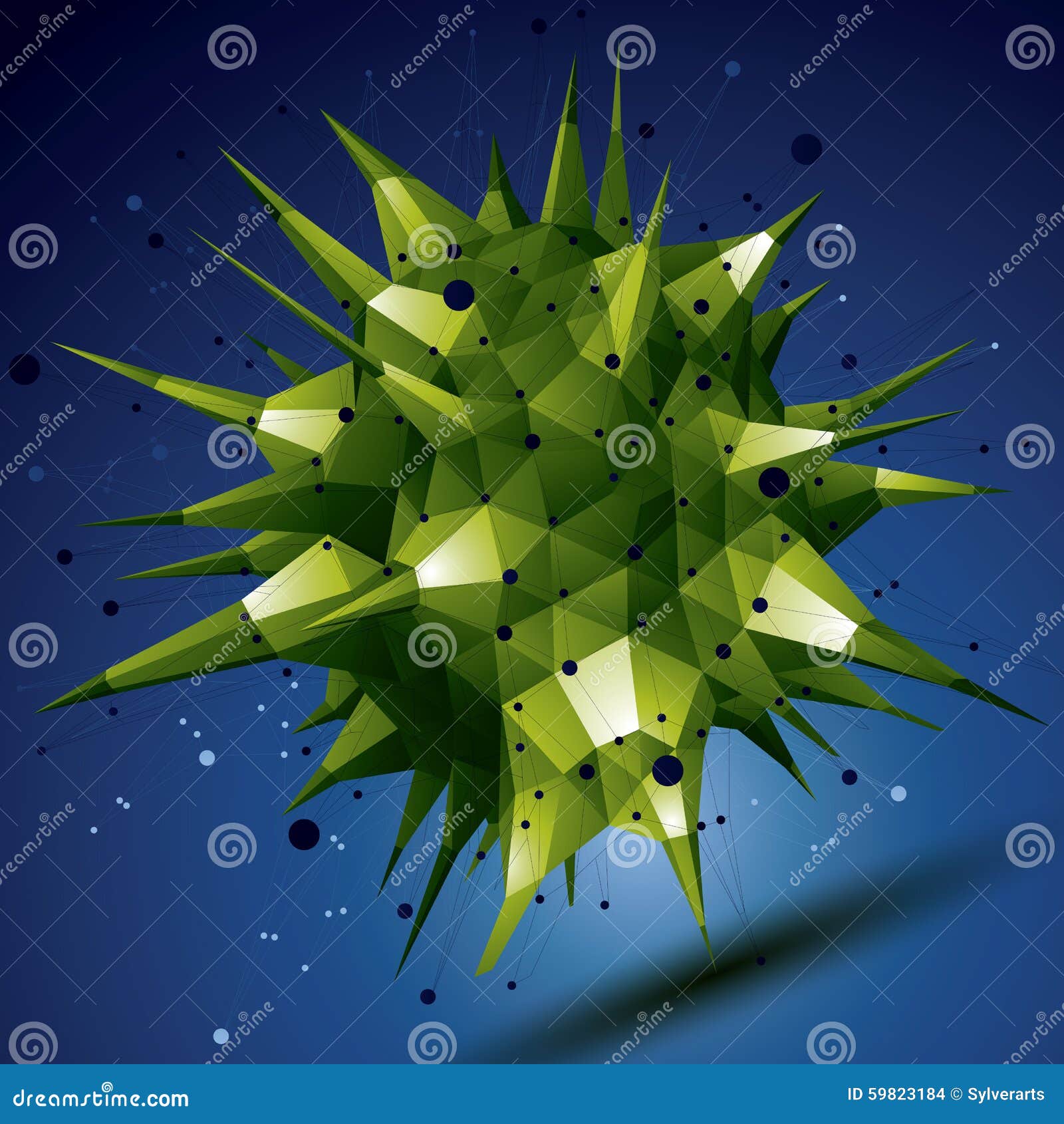 Colorful Vector Complicated 3d Figure, Modern Digital Technology Stock ...