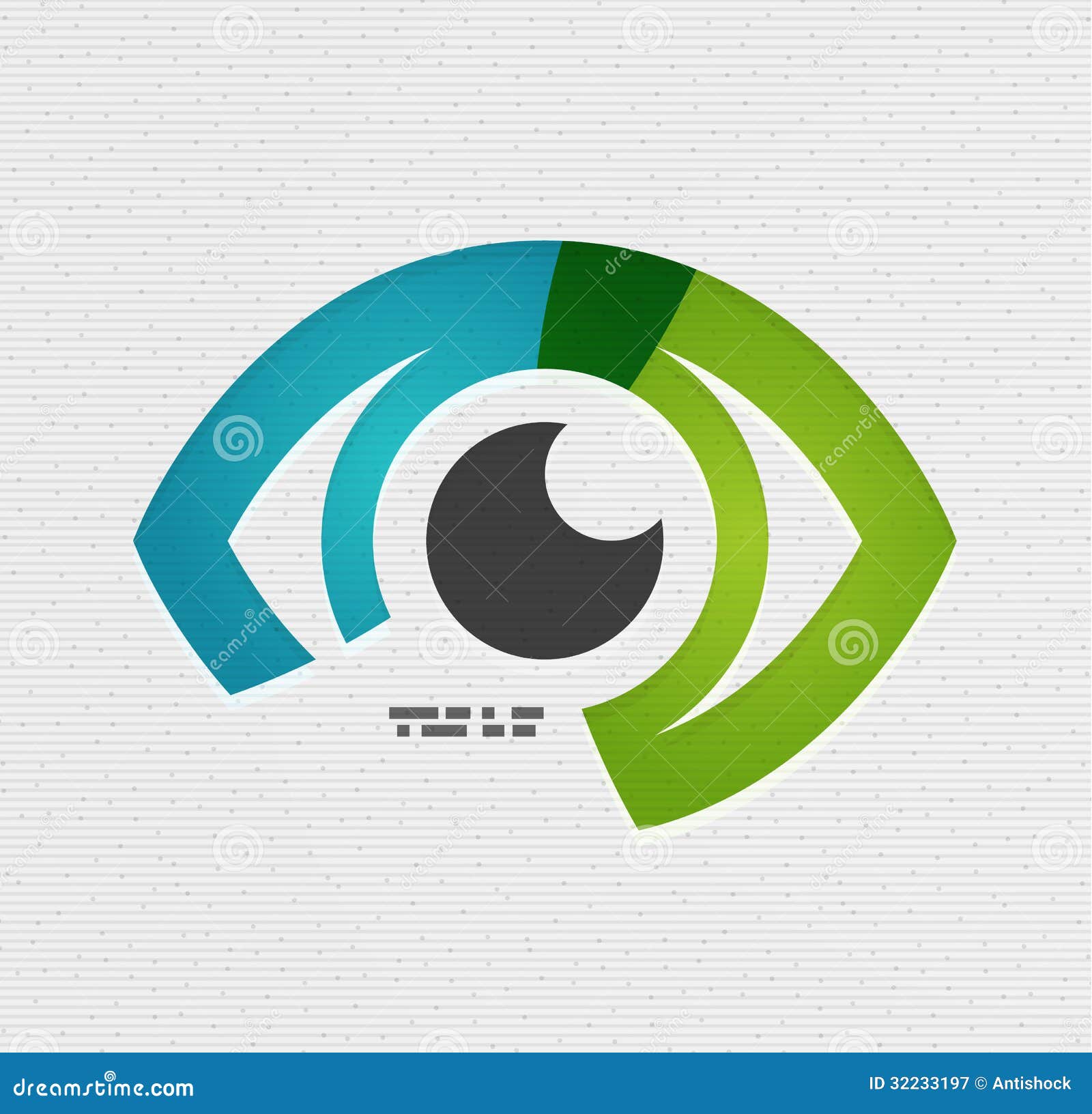 Colorful Vector Eye Paper Design Stock Vector - Illustration of icon ...