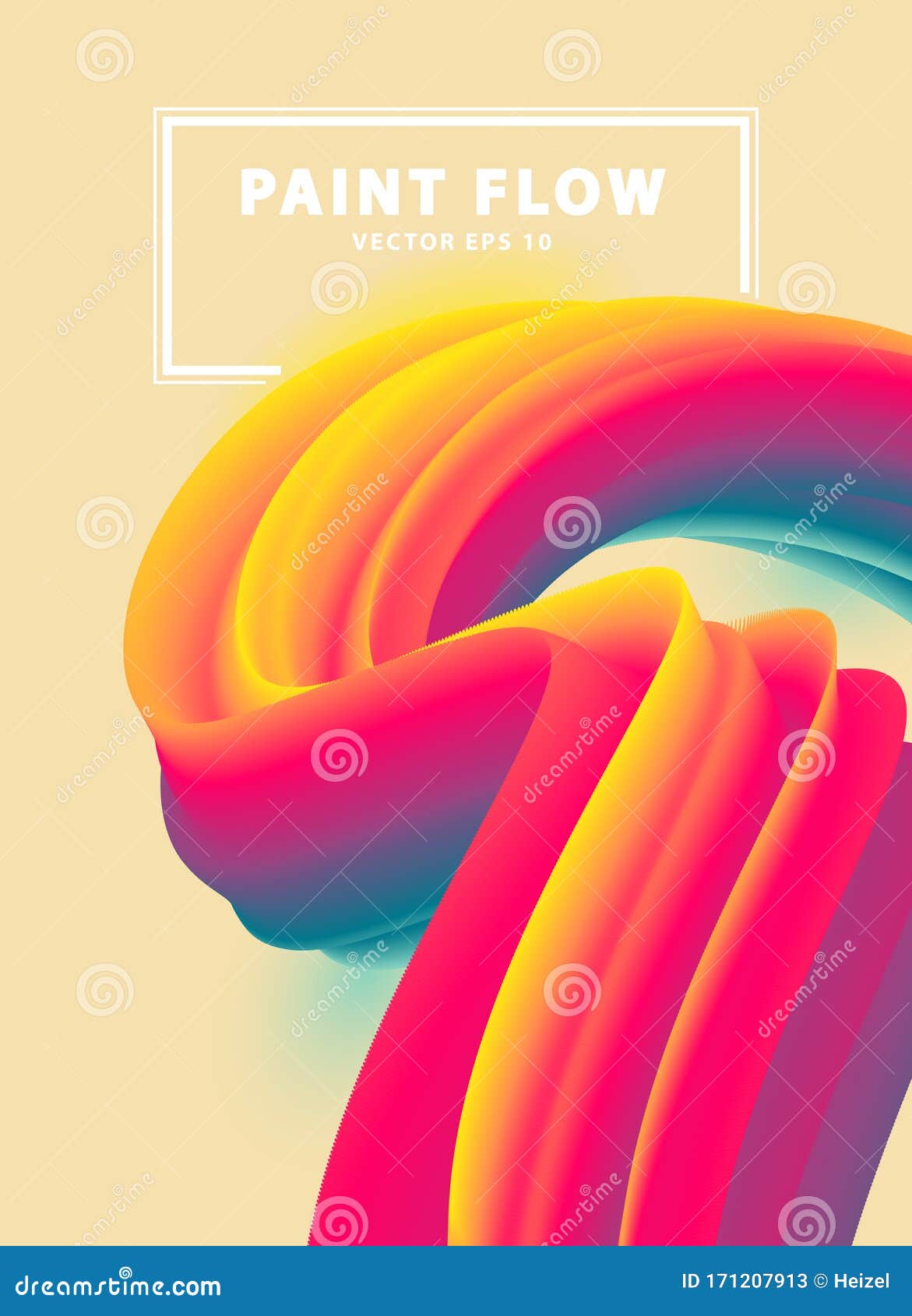 Colorful vector flow stock vector. Illustration of mellow - 171207913
