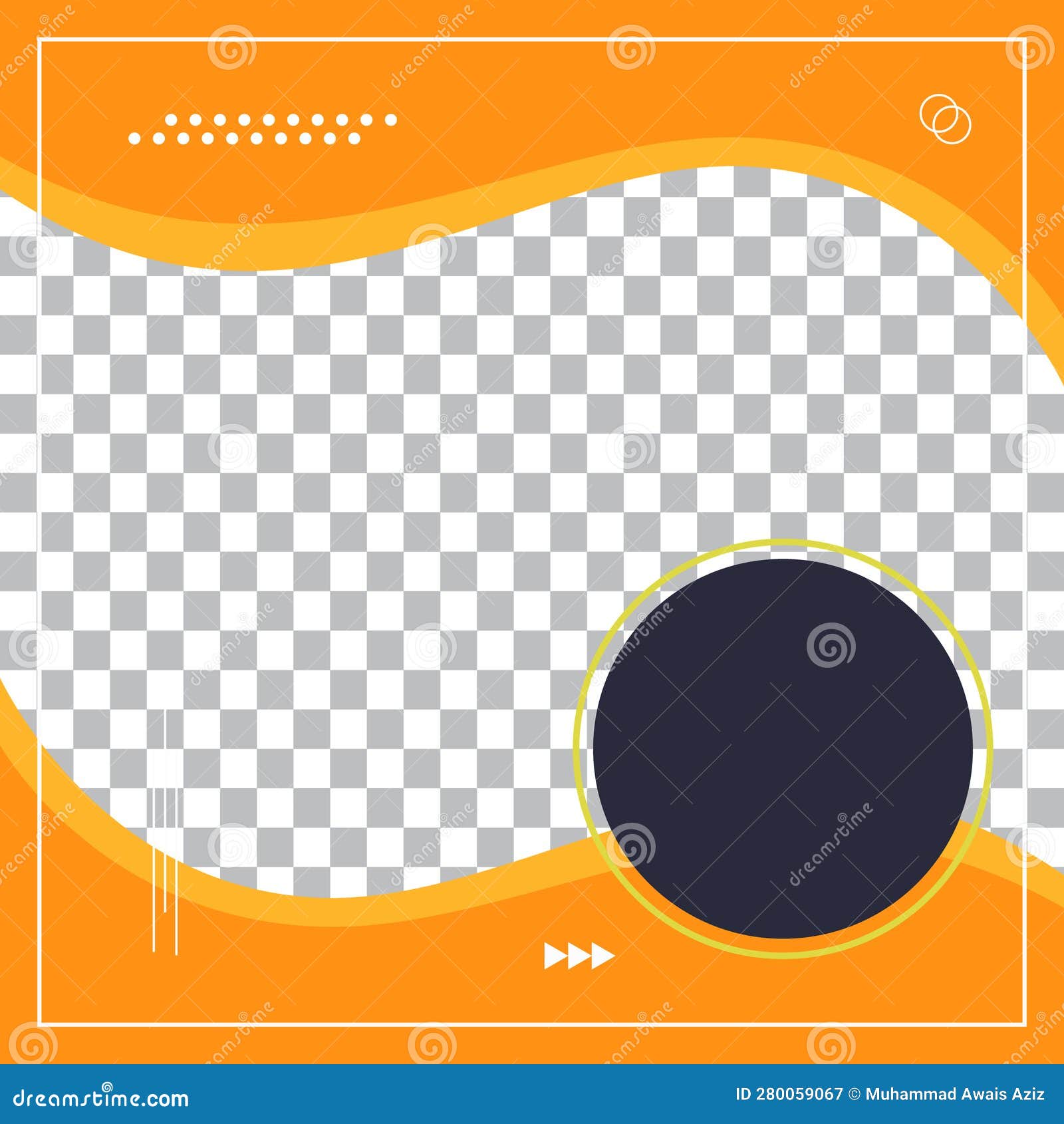 Colorful Vector Frame Background Template Design Stock Vector ...