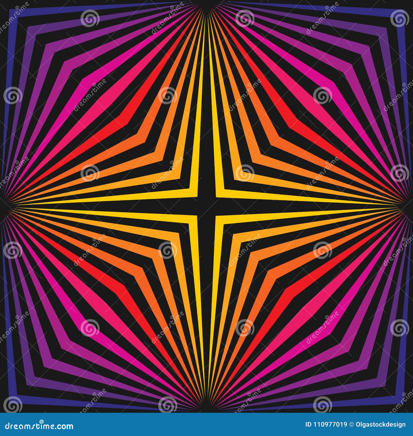 Colorful Geometric Seamless Pattern with Diagonal Stripes, Rainbow ...