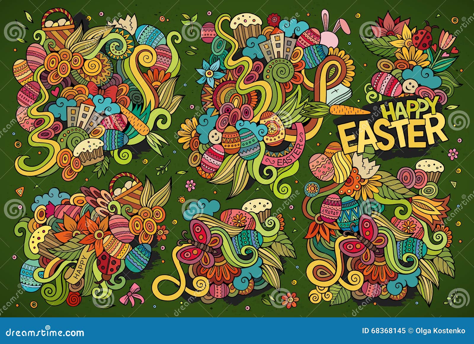 Easter Objects Stock Illustrations – 8,362 Easter Objects Stock ...