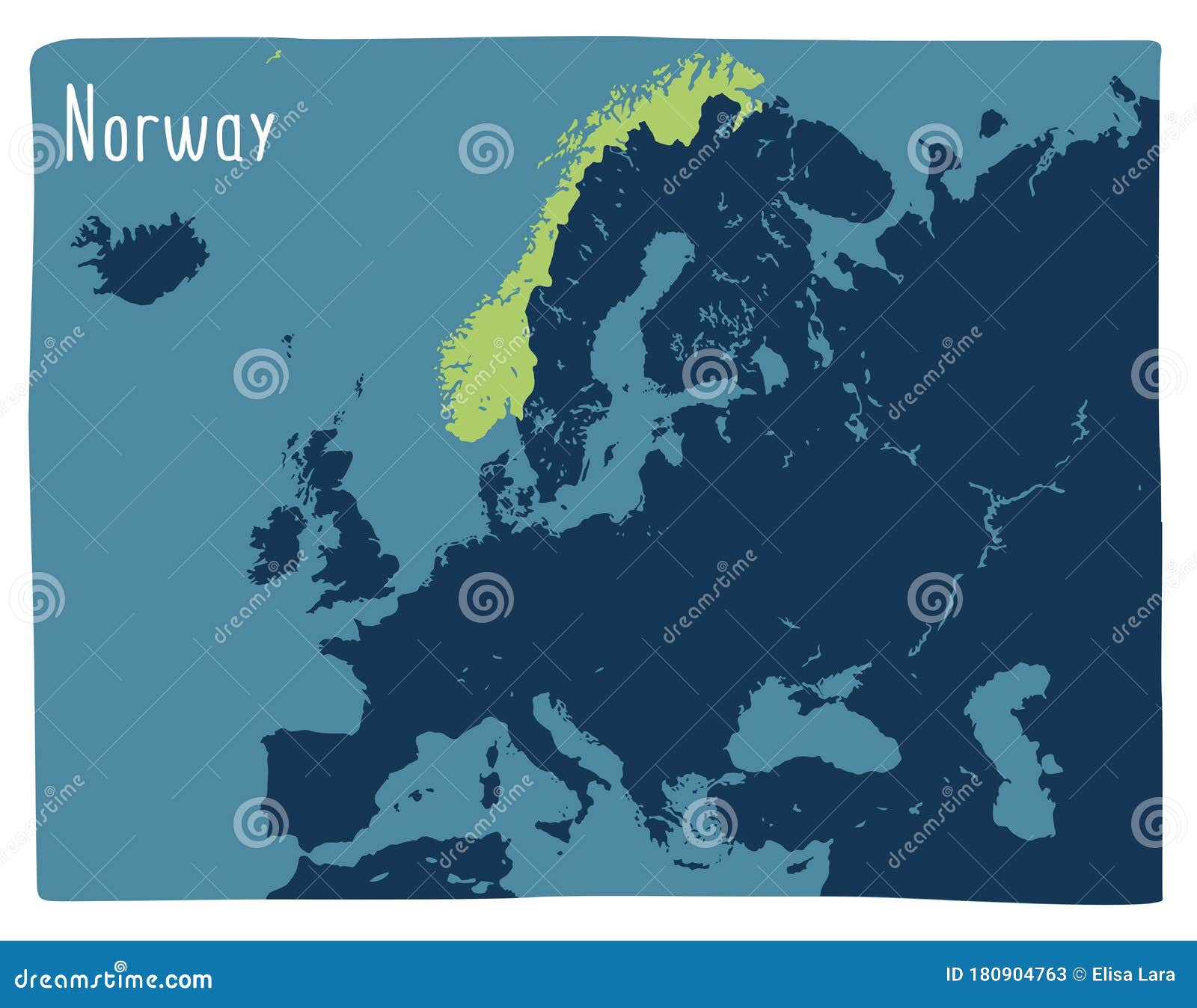 Colorful Map Norway Stock Illustrations – 354 Colorful Map Norway Stock ...
