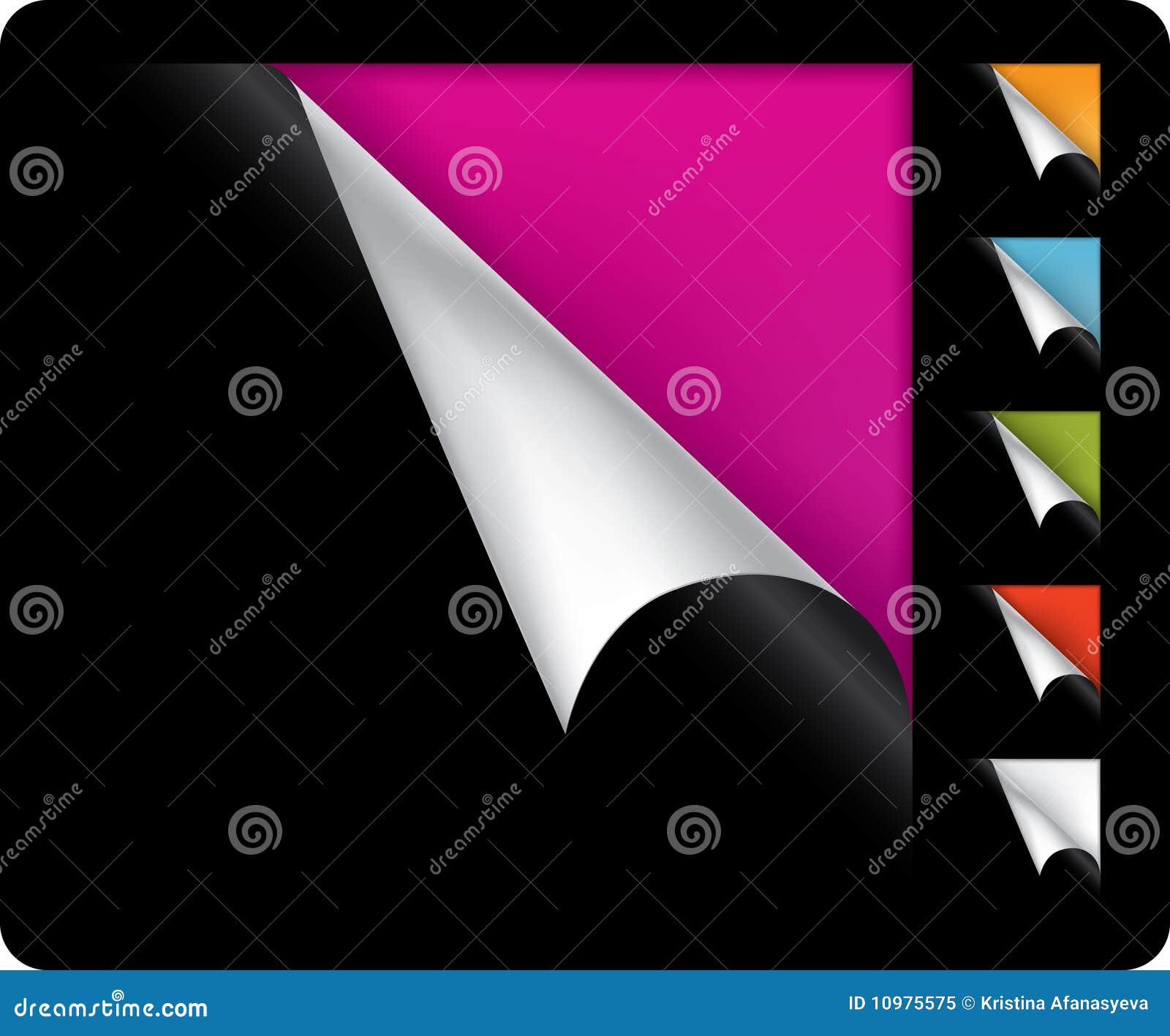 Blank Poster Folded Corners Stock Illustrations – 33 Blank Poster ...
