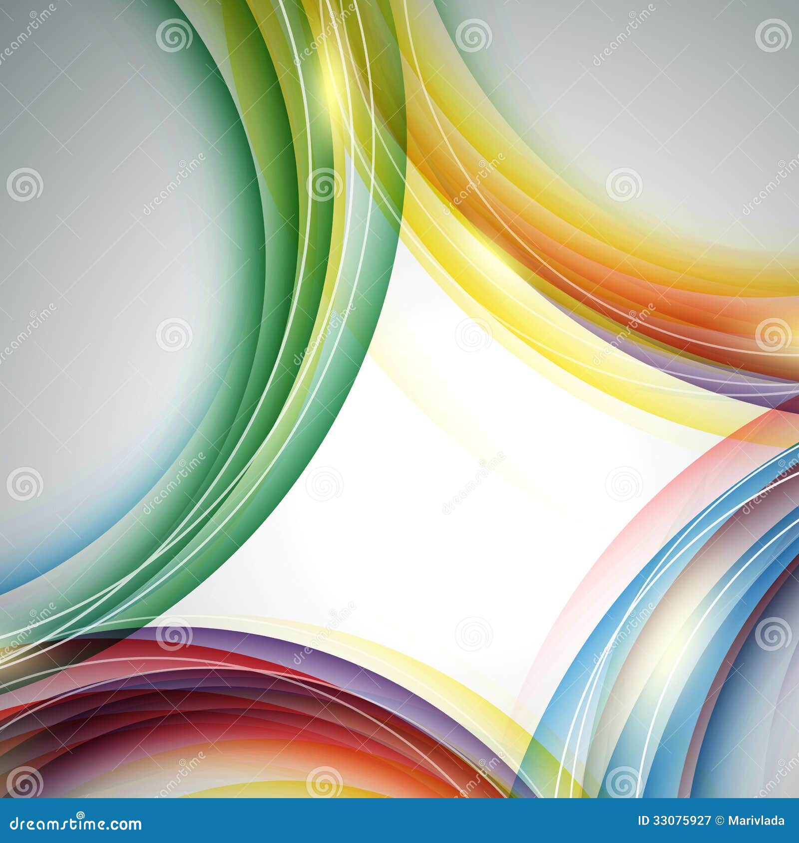 Colorful Vector Rainbow Backdrop Stock Vector - Illustration of beauty ...