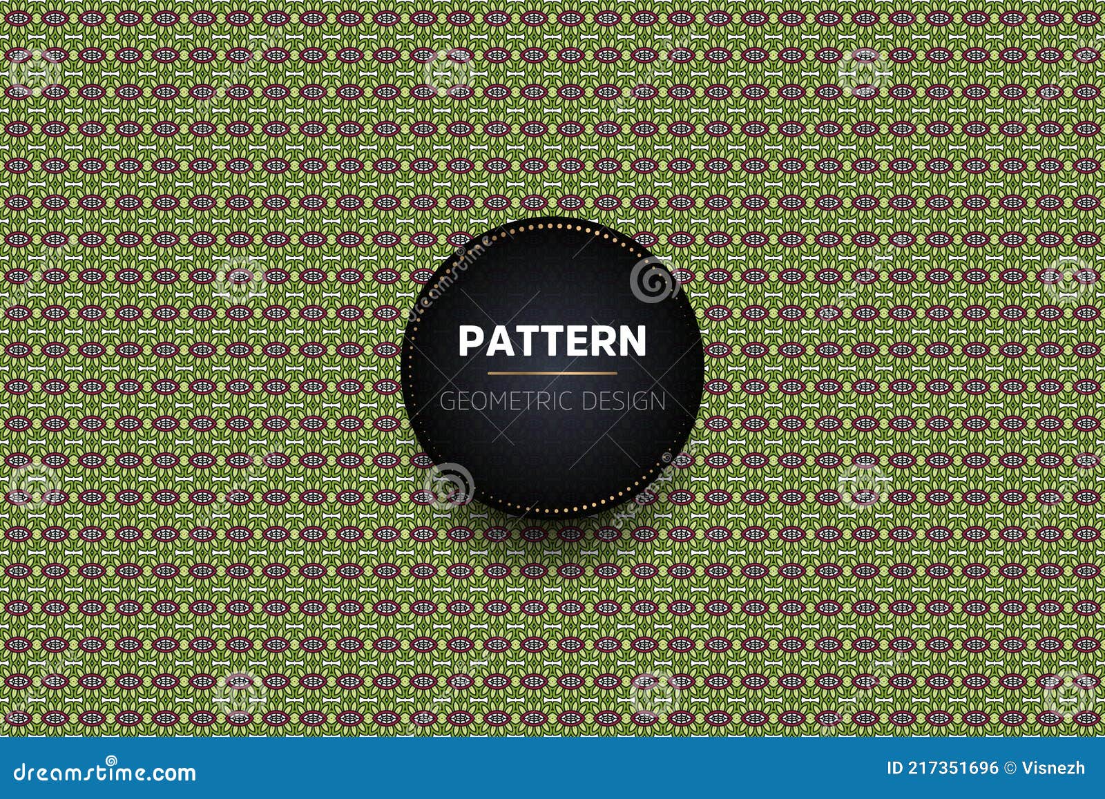 A Colorful Vector Seamless Geometric Pattern Stock Vector ...