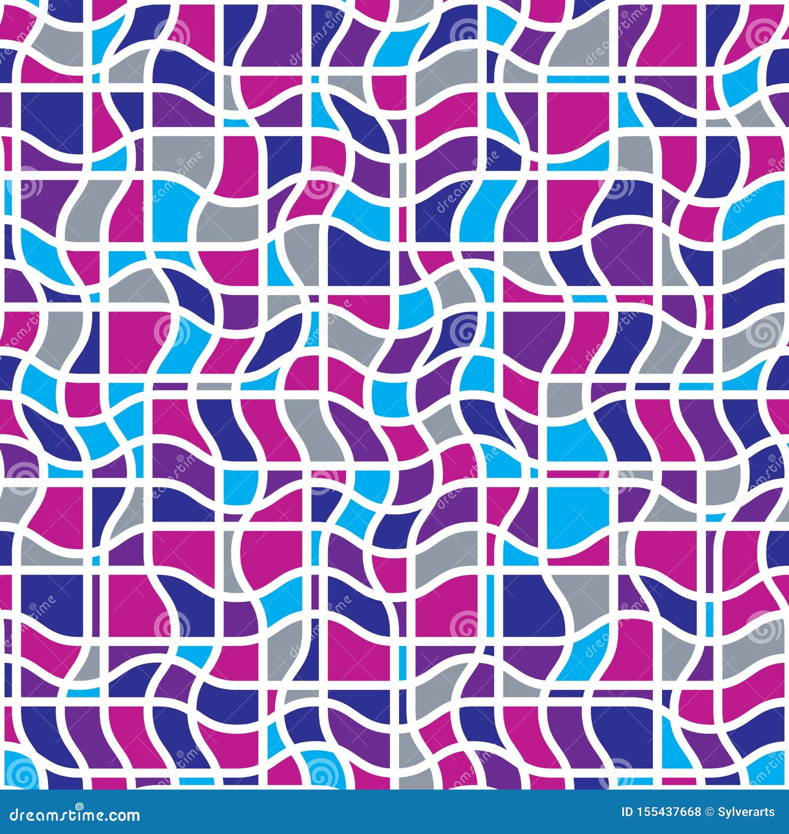 Colorful Vector Seamless Pattern, Graphic Geometric Wrapping Paper ...
