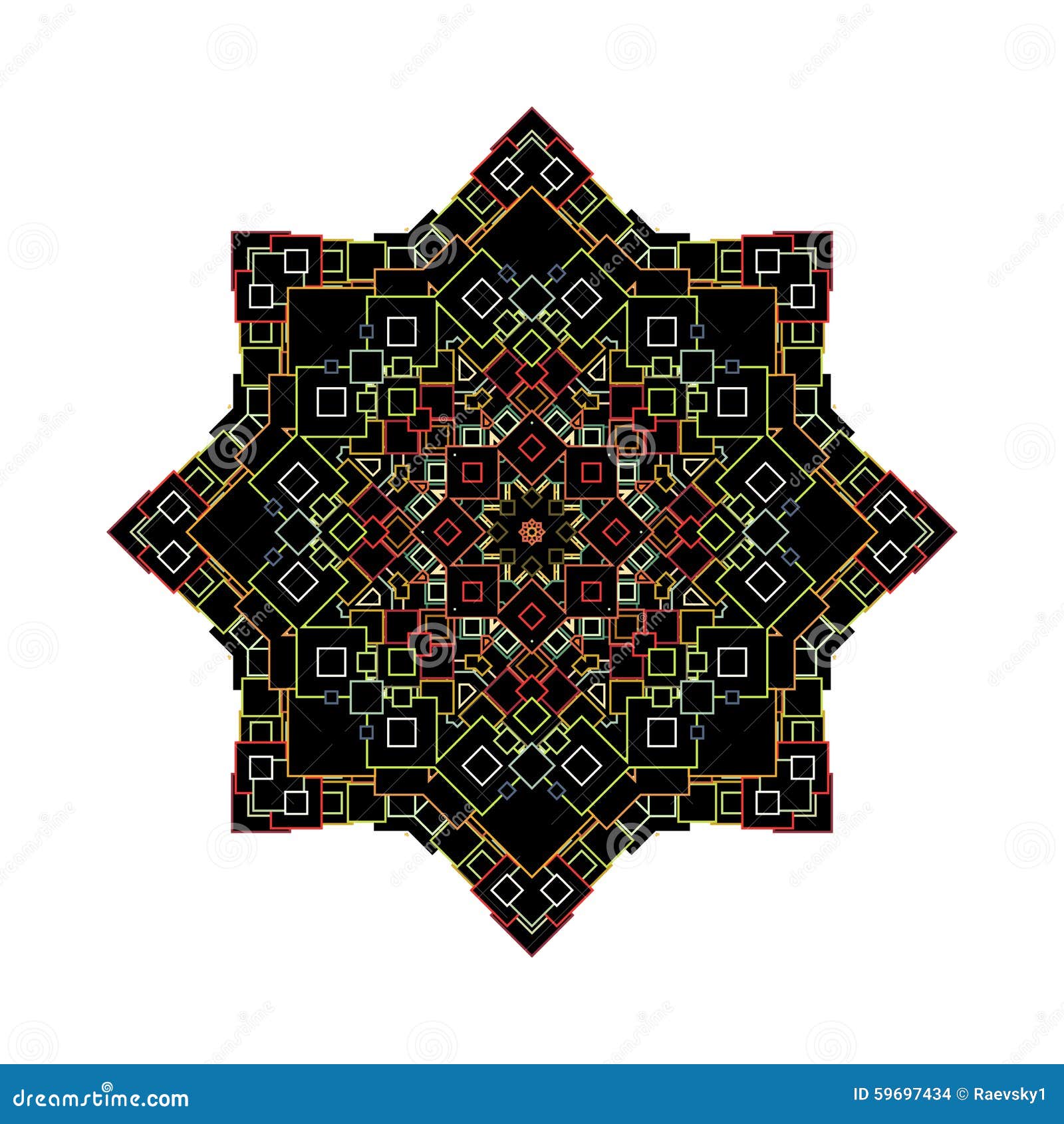 Colorful Vector Shape, Square Design Pattern Stock Vector ...