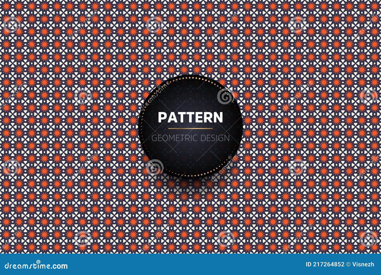 A Colorful Vector Simple Geometric Pattern Stock Photo - Image of ...