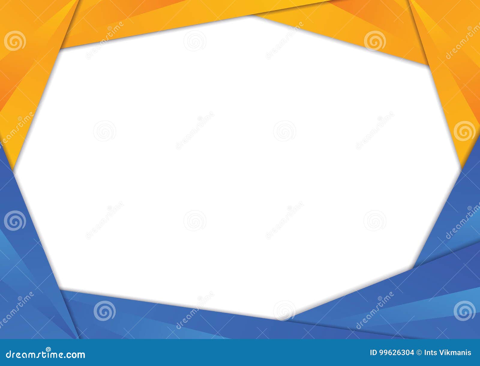 Colorful Triangle Frame Border Stock Vector - Illustration of ...