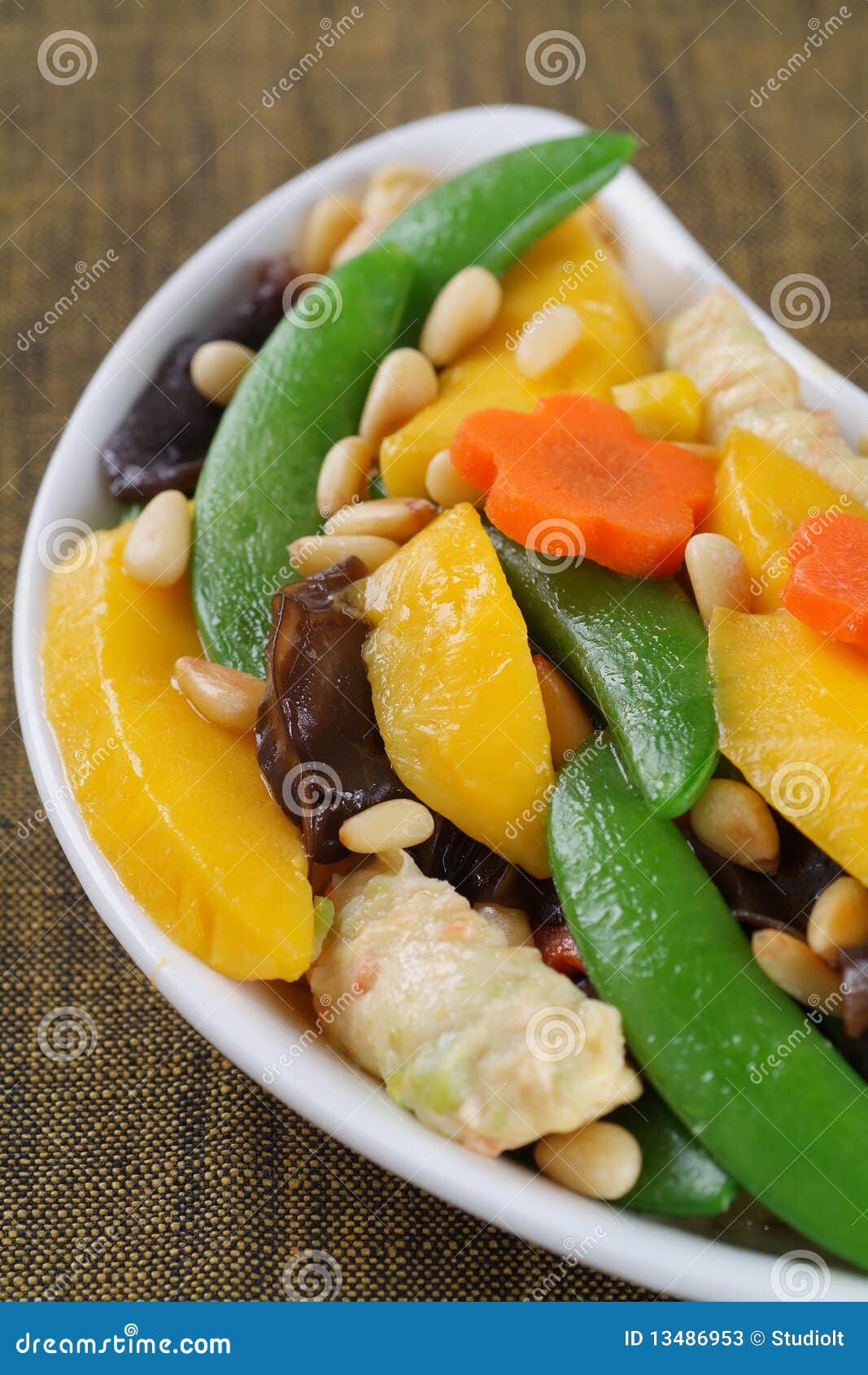 Colorful Veg Food Dish stock image. Image of mango, vegan - 13486953