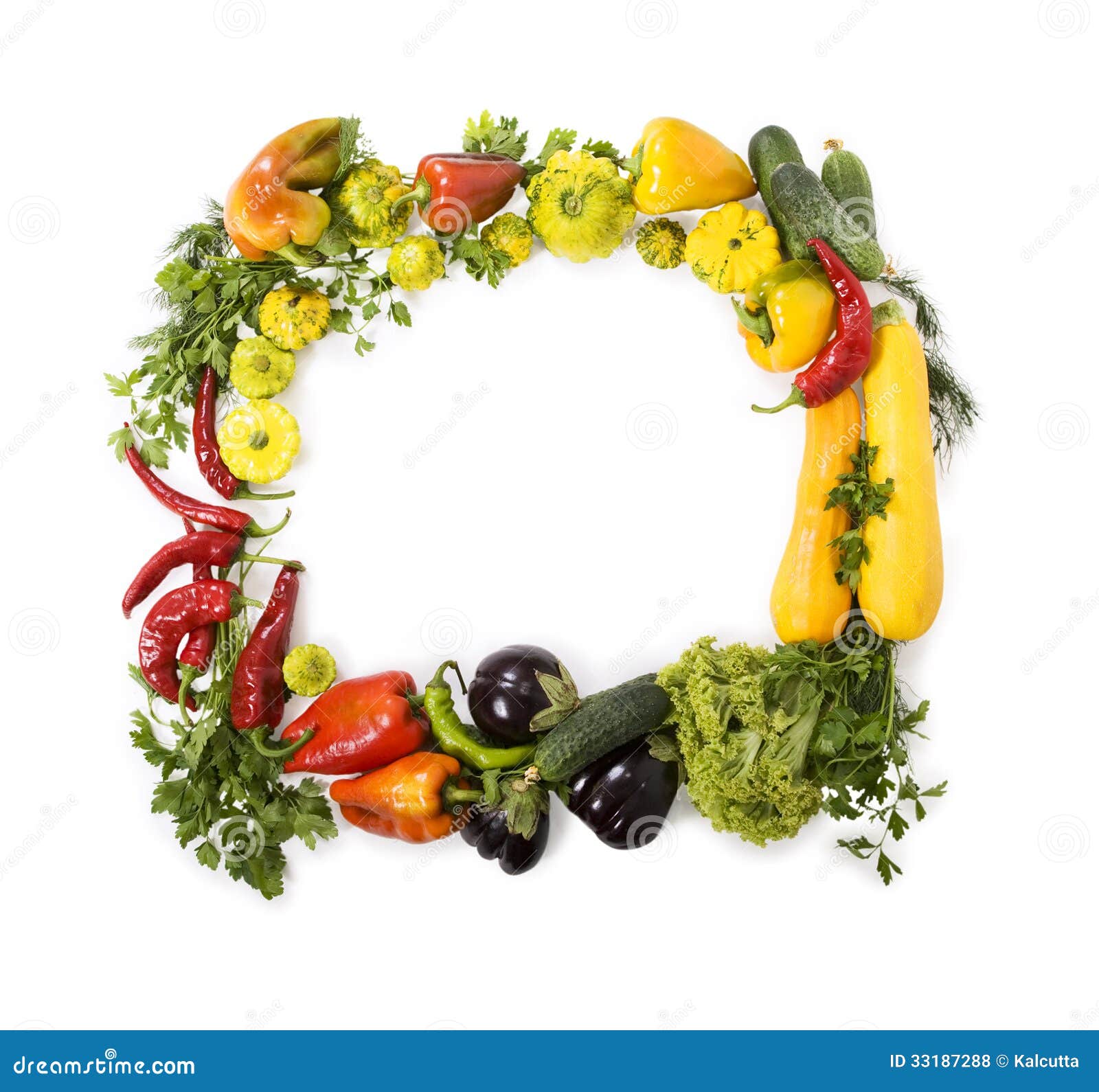 Colorful vegetable frame stock photo. Image of ingredient - 33187288