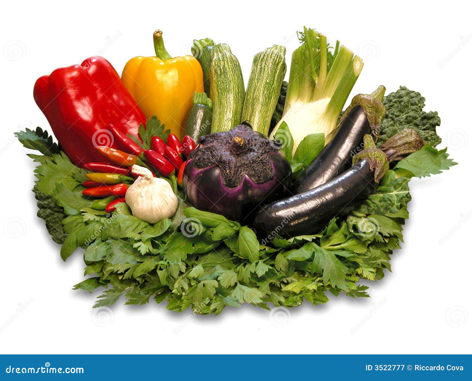 Colorful vegetables stock image. Image of diet, basil - 3522777