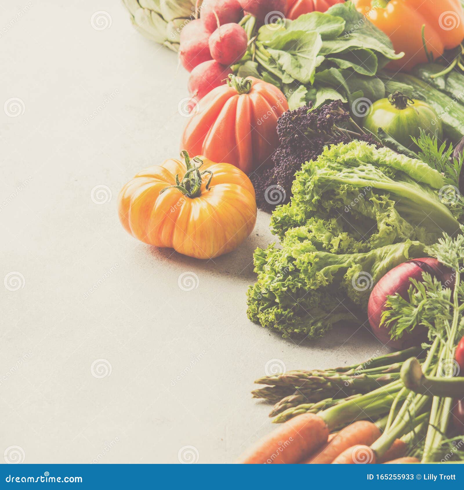 Colorful Vegetables on the Table Stock Image - Image of health, fruit ...