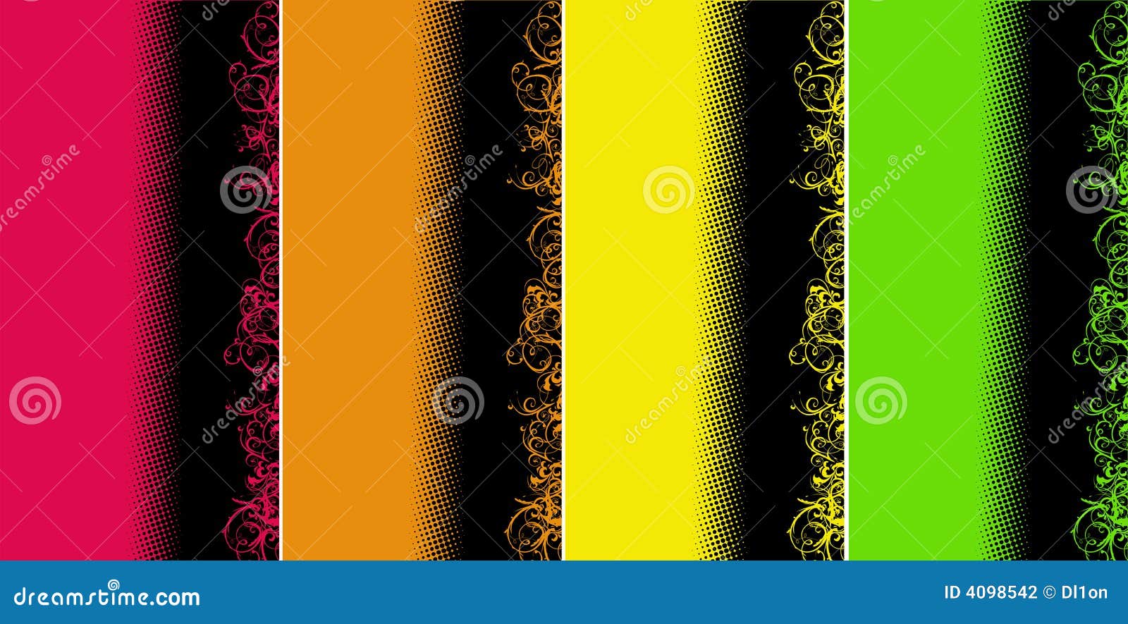 Colorful Vertical Bars Labeled With Percentages For Data Comparison ... Colorful Vertical Bars Labeled With Percentages For Data Comparison ...