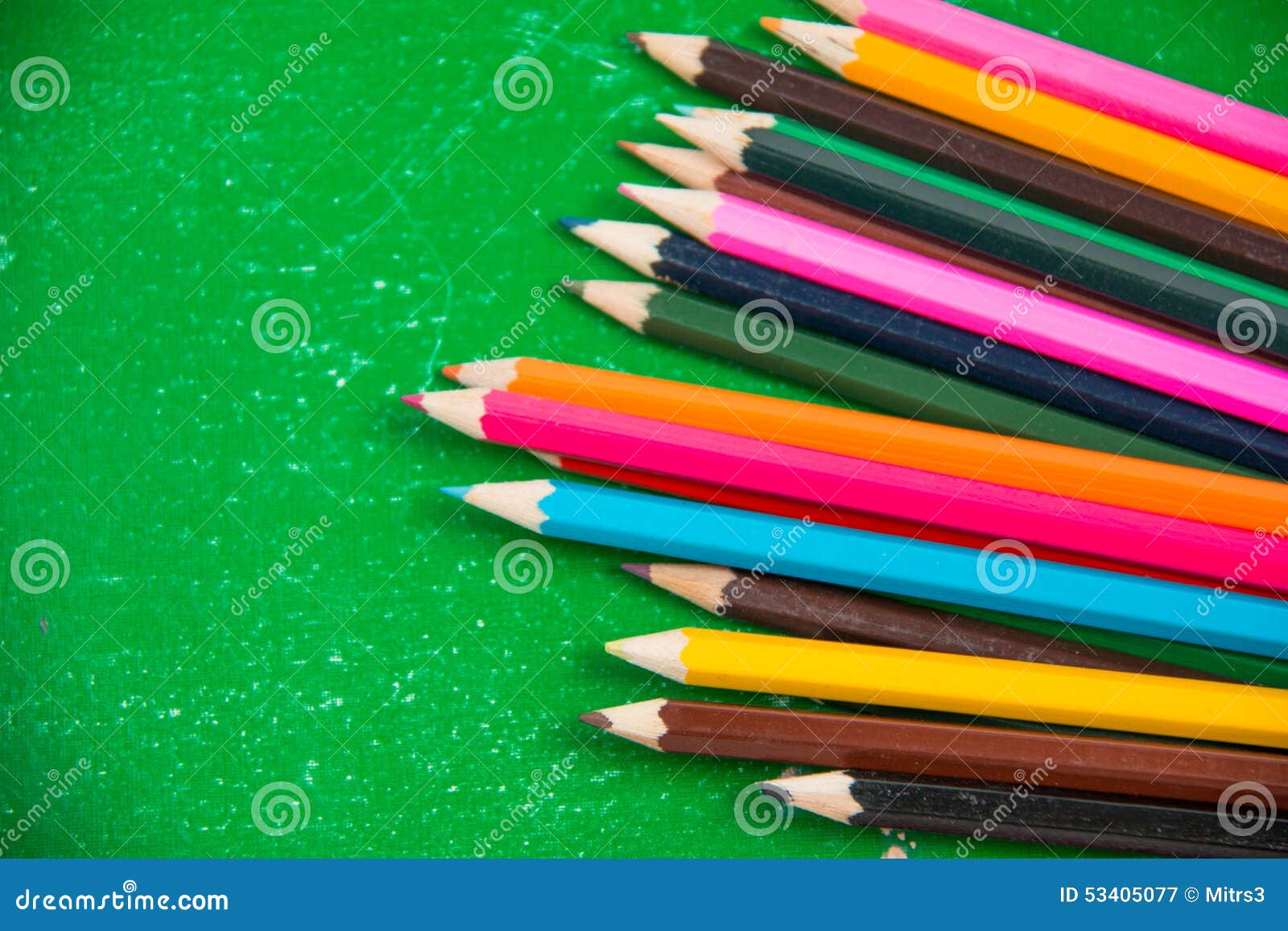 Colorful Vertical Pencil Crayon Stock Image - Image of color ...
