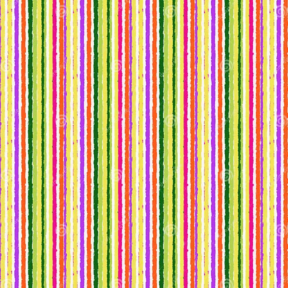 Colorful Vertical Stripes Hand-drawn Seamless Pattern Stock Vector ...
