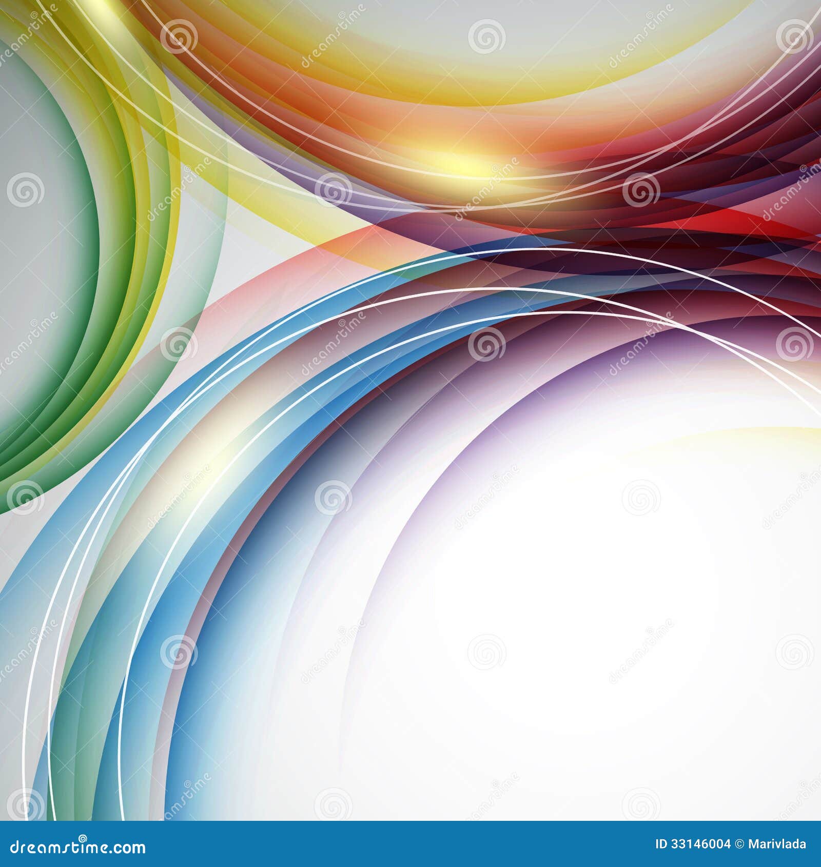 Colorful Vertical Vector Template with Swirls Stock Vector ...