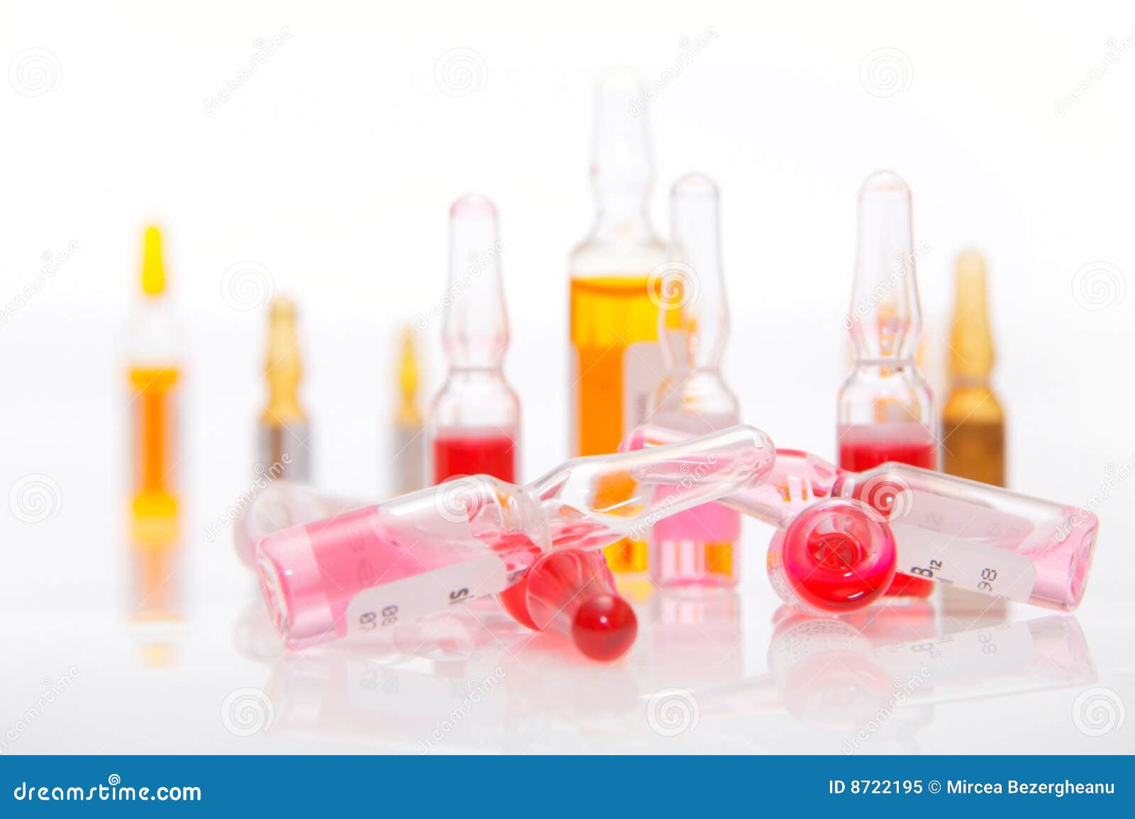 Colorful vials stock image. Image of addiction, injecting - 8722195