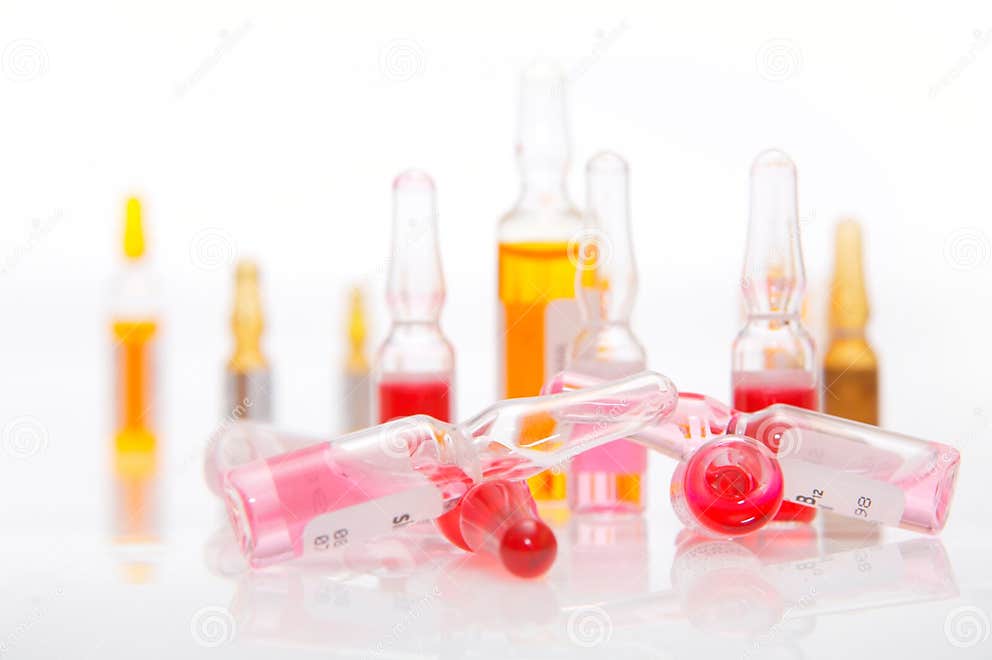 Colorful vials stock image. Image of addiction, injecting - 8722195